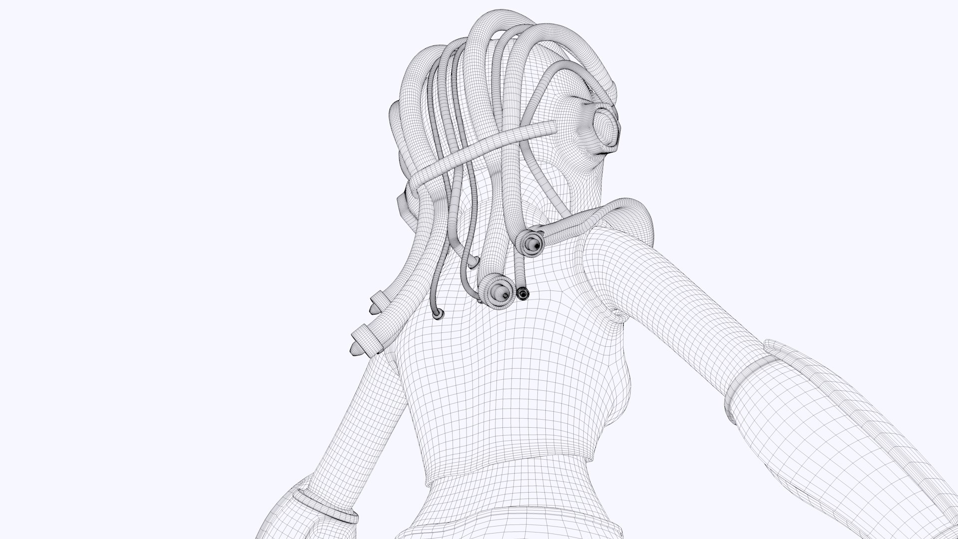 MEGAN - YOUNG ANDROID GIRL Model - TurboSquid 1999150