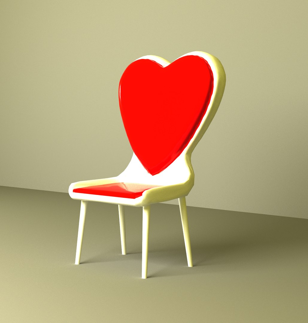 ChairHeart 3D Model - TurboSquid 2180948