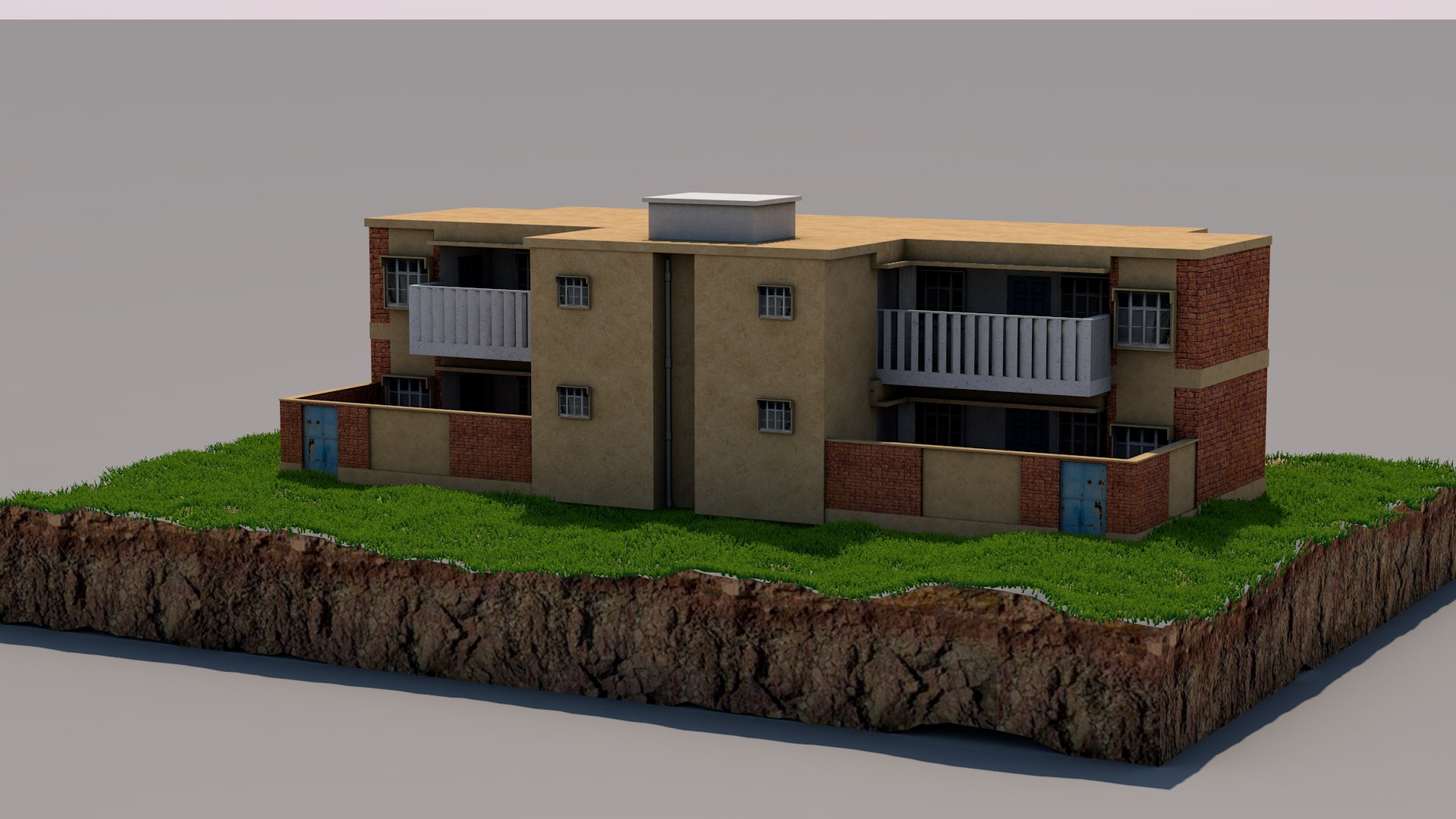 3D Residential Flat model - TurboSquid 1754020