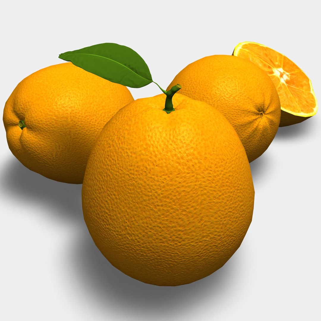 3d orange