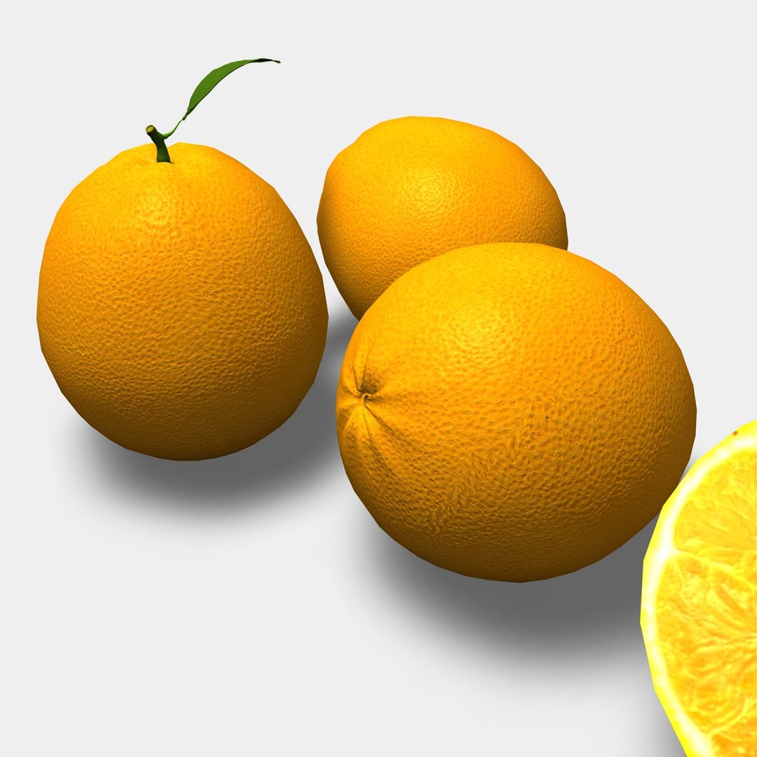 3d orange