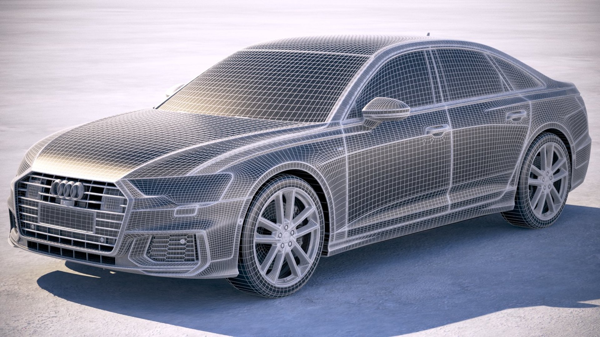Audi A6 Sedan Model - TurboSquid 1270573