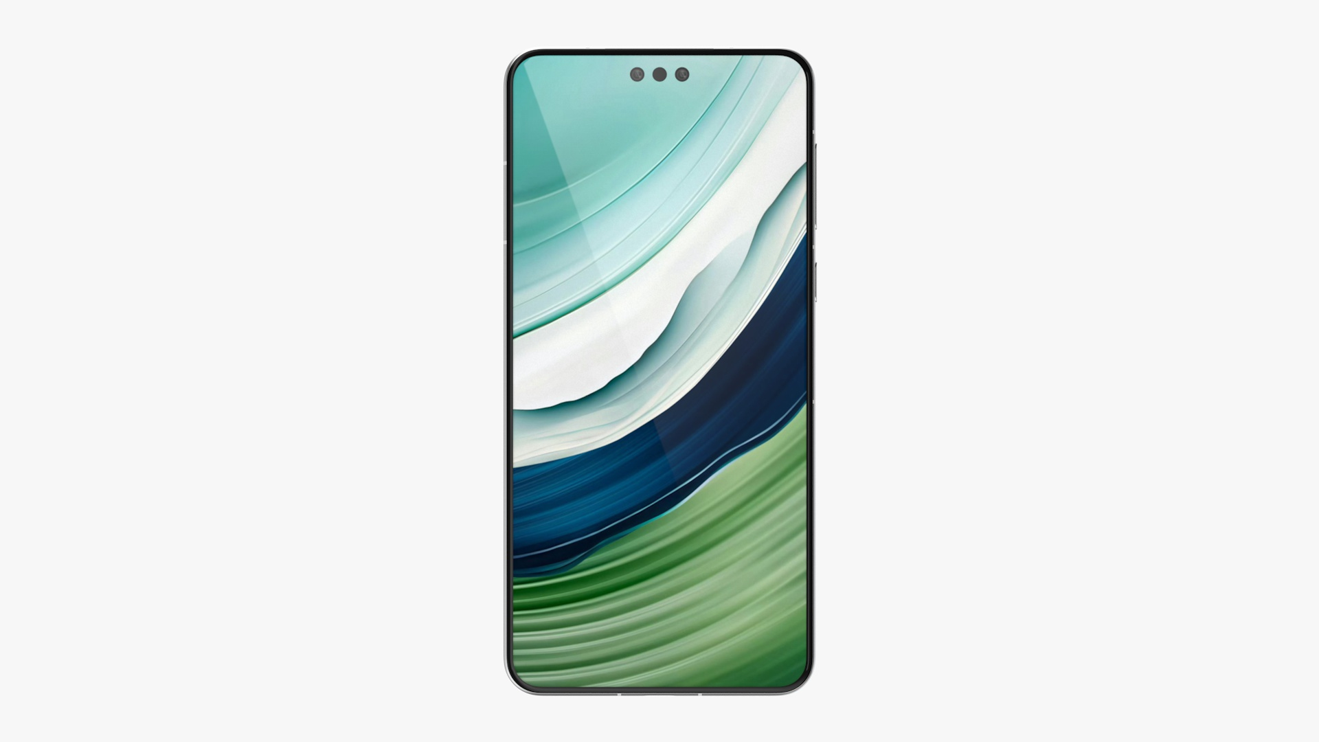 Huawei Mate 60 Pro Baisha Silver Model - TurboSquid 2119027