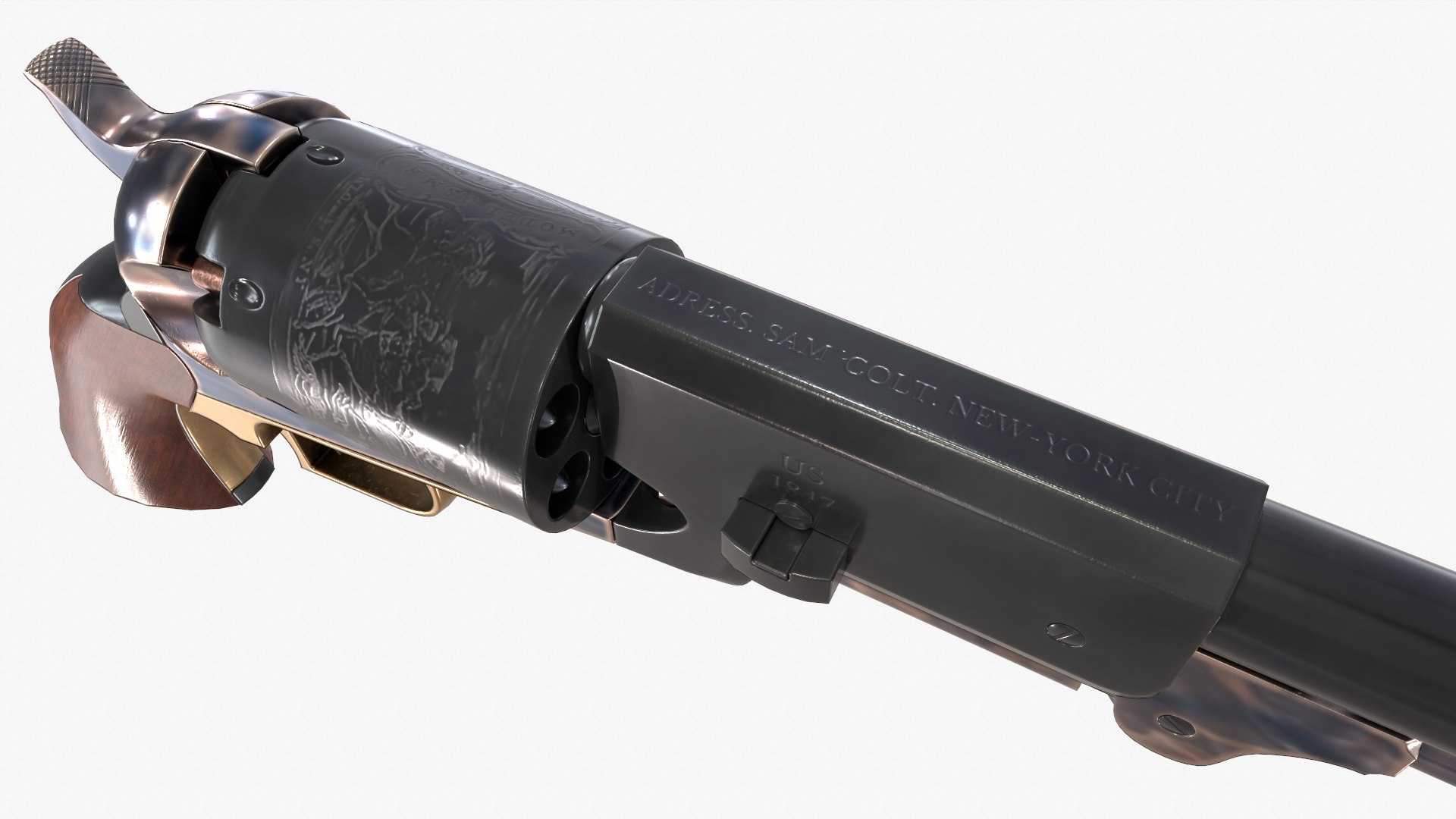 COLT WALKER 3D - TurboSquid 1964982