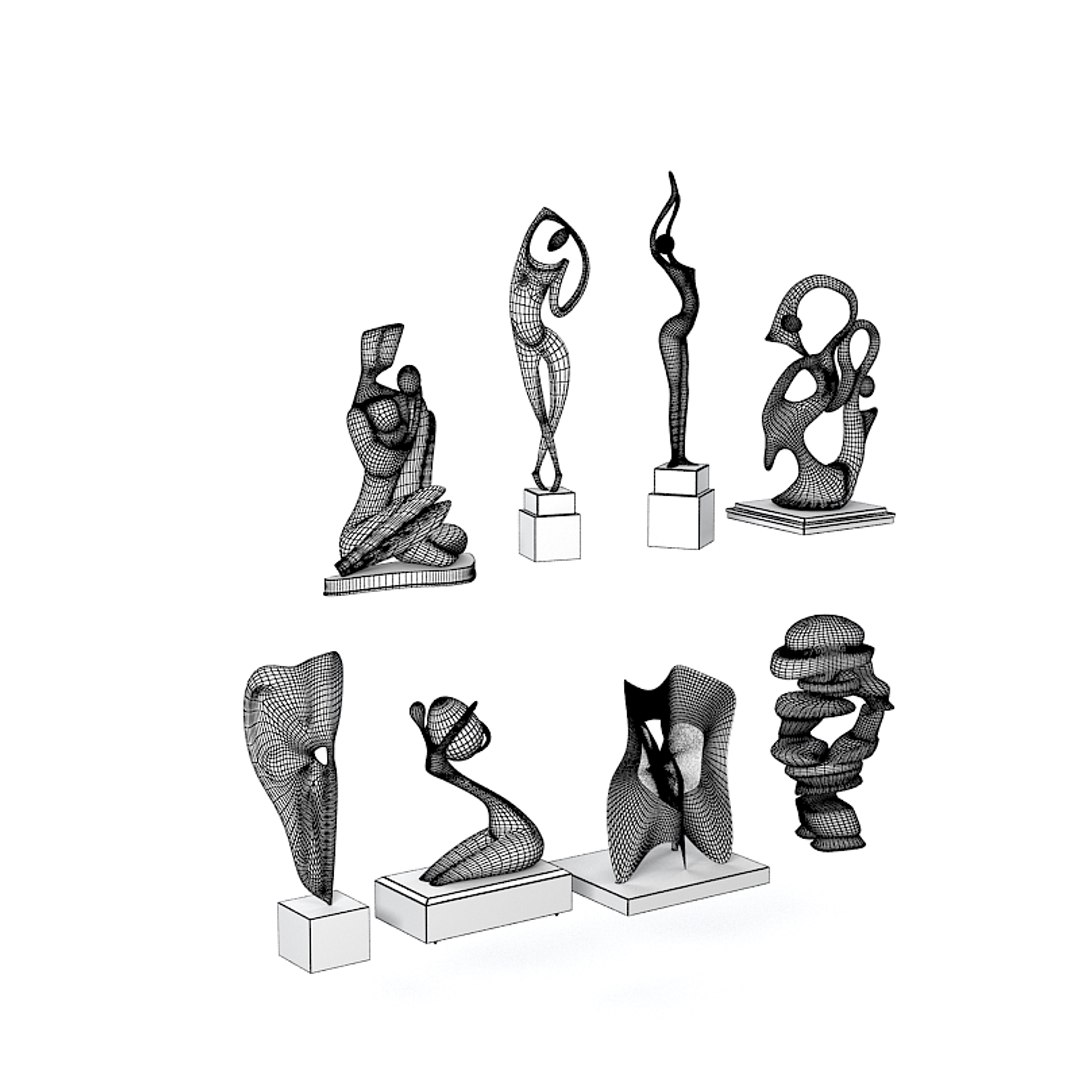3d Modern Sculpture