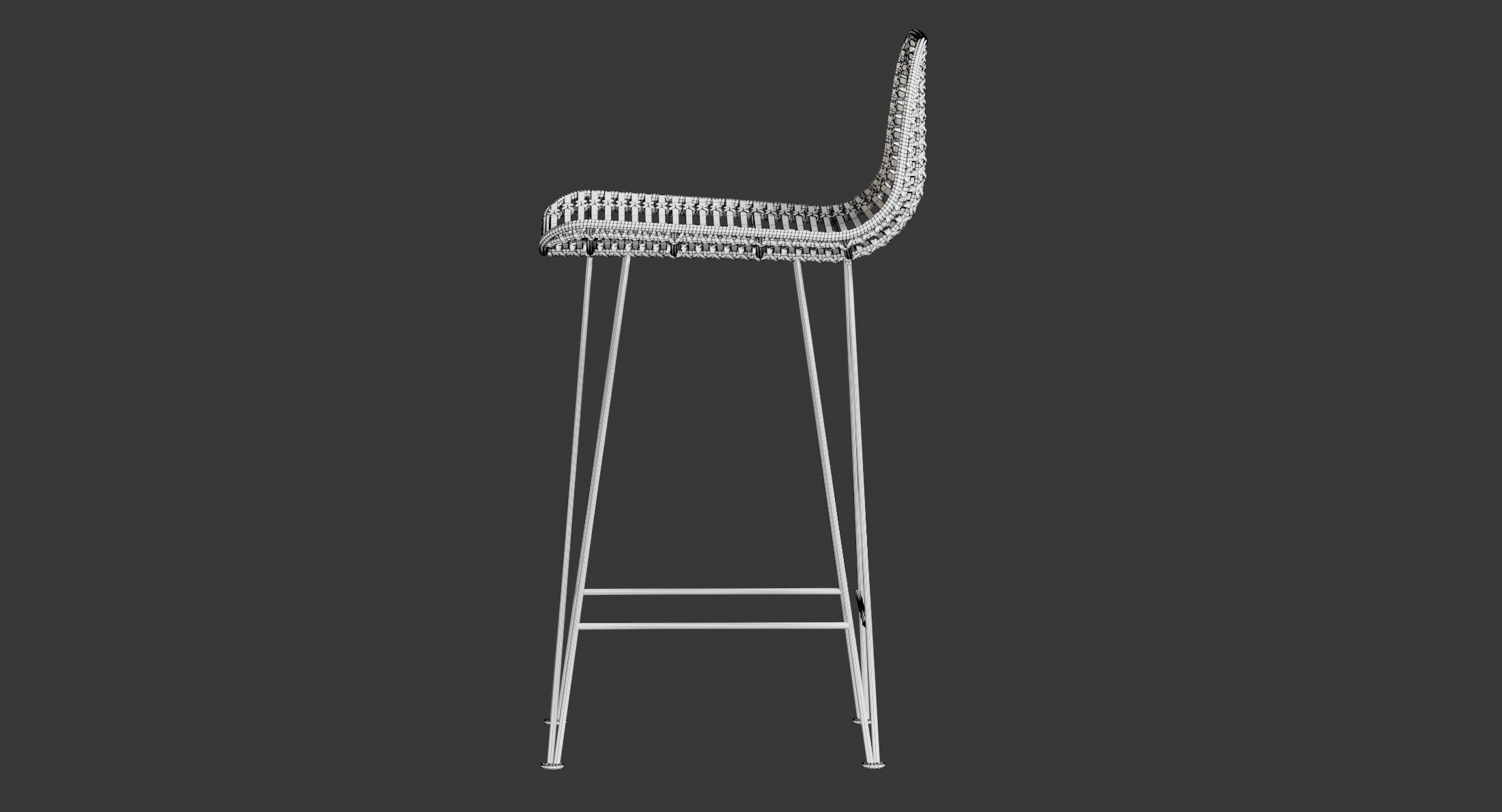 Bar Stool Living Modelo 3D - TurboSquid 1488930