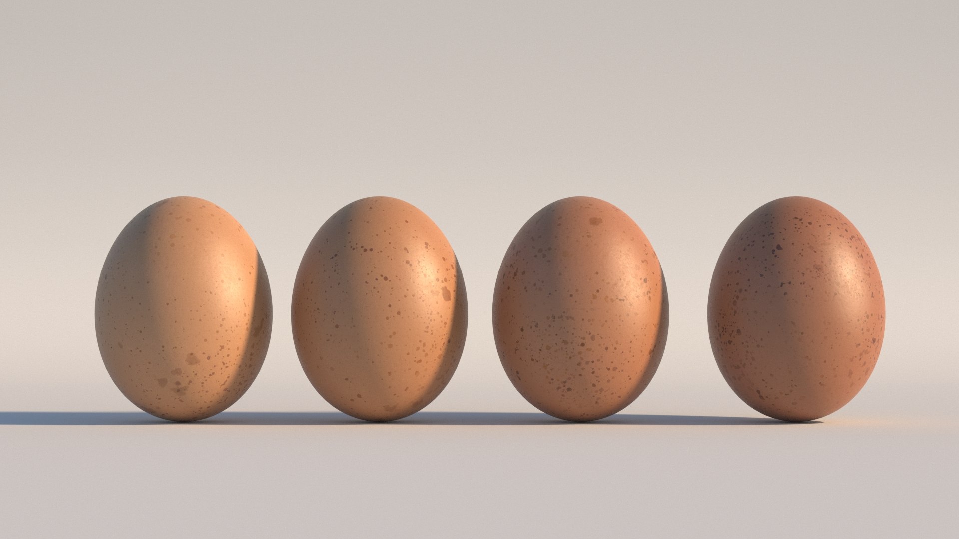Pack Of Realistic Eggs Model - TurboSquid 1717083