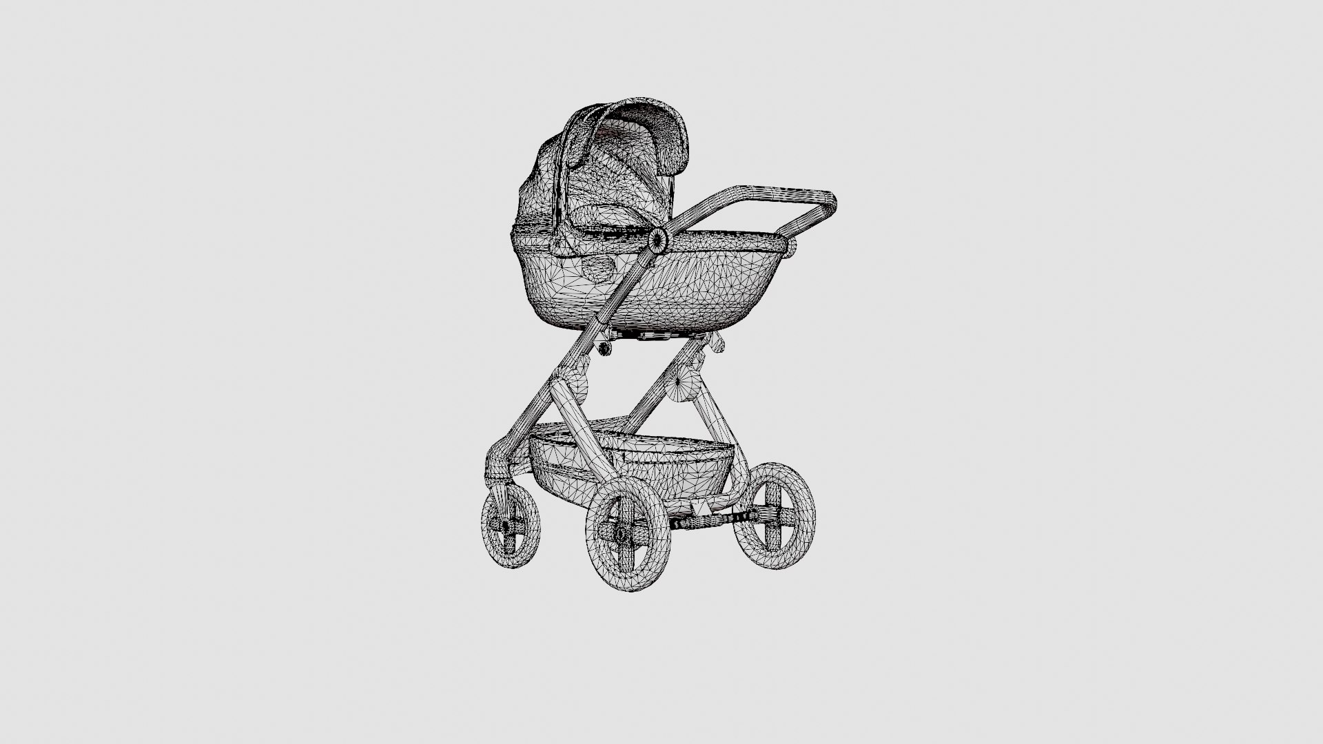 3D Stokke Trailz Bassinet - TurboSquid 2243913