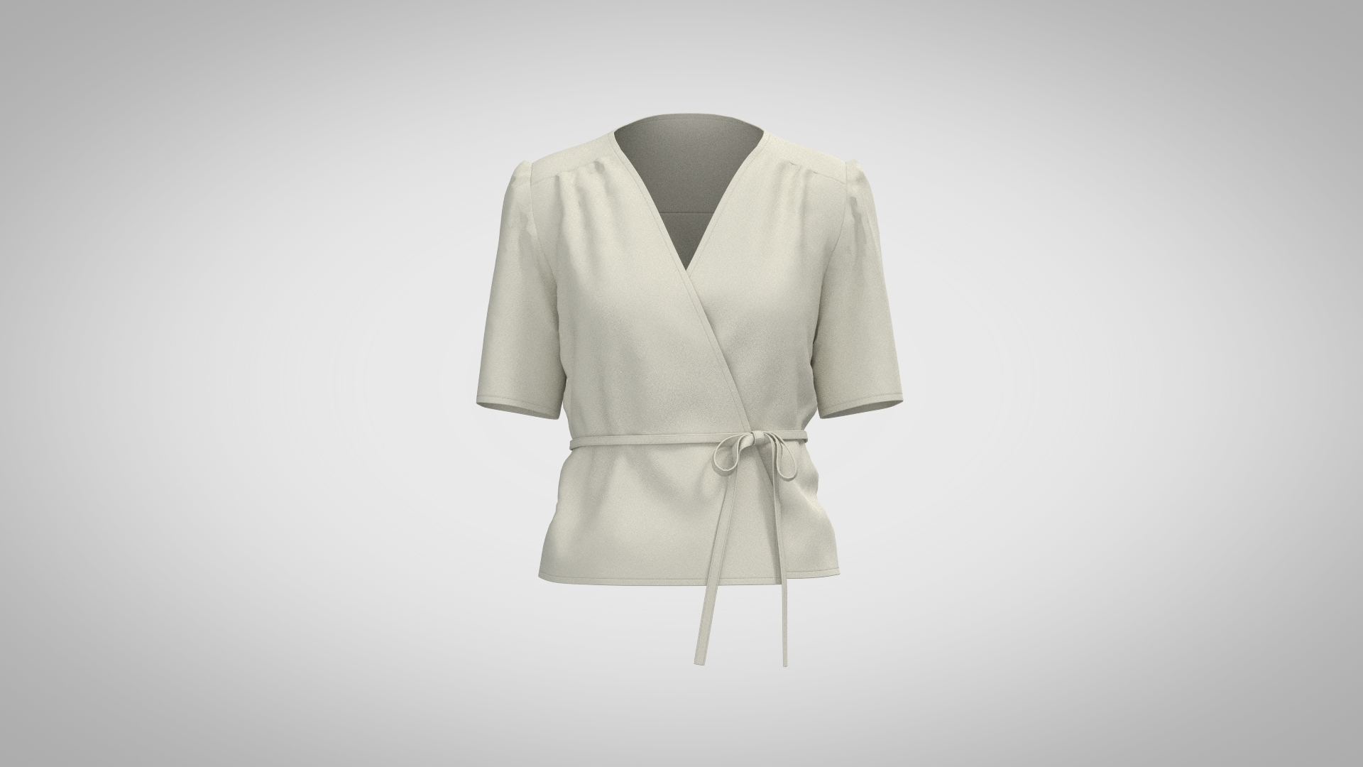 3D Wrap Blouse model - TurboSquid 1950210