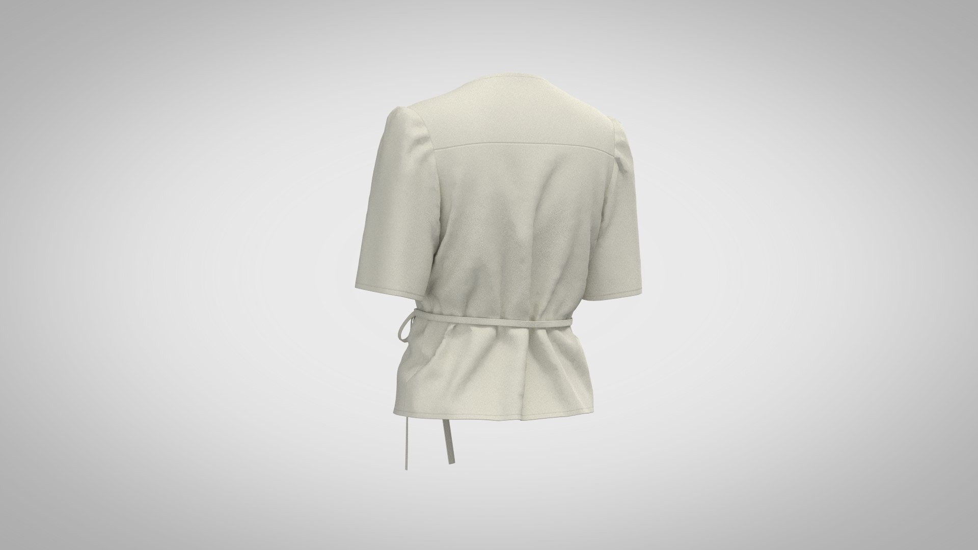 3D Wrap Blouse model - TurboSquid 1950210