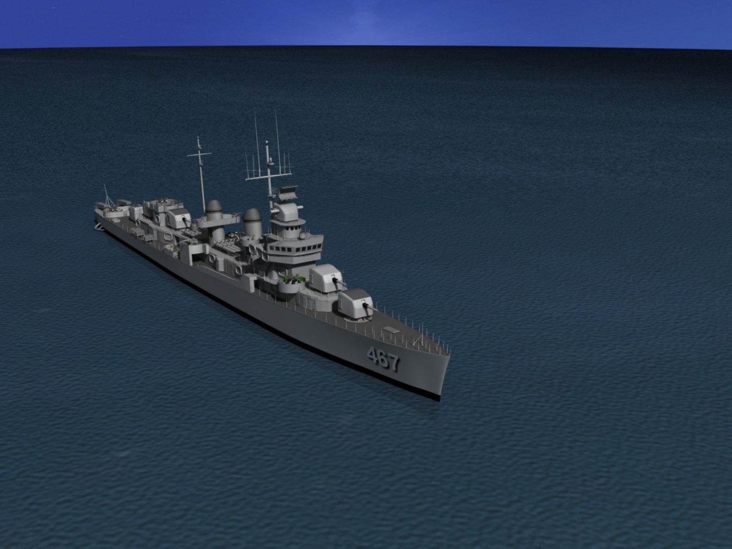 max anti-aircraft fletcher class destroyers