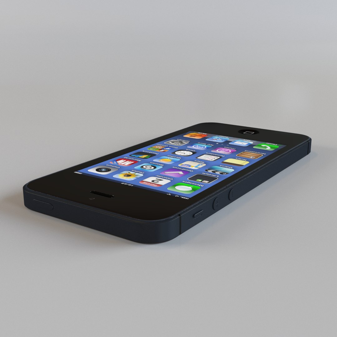 Apple Iphone 5 3d Model