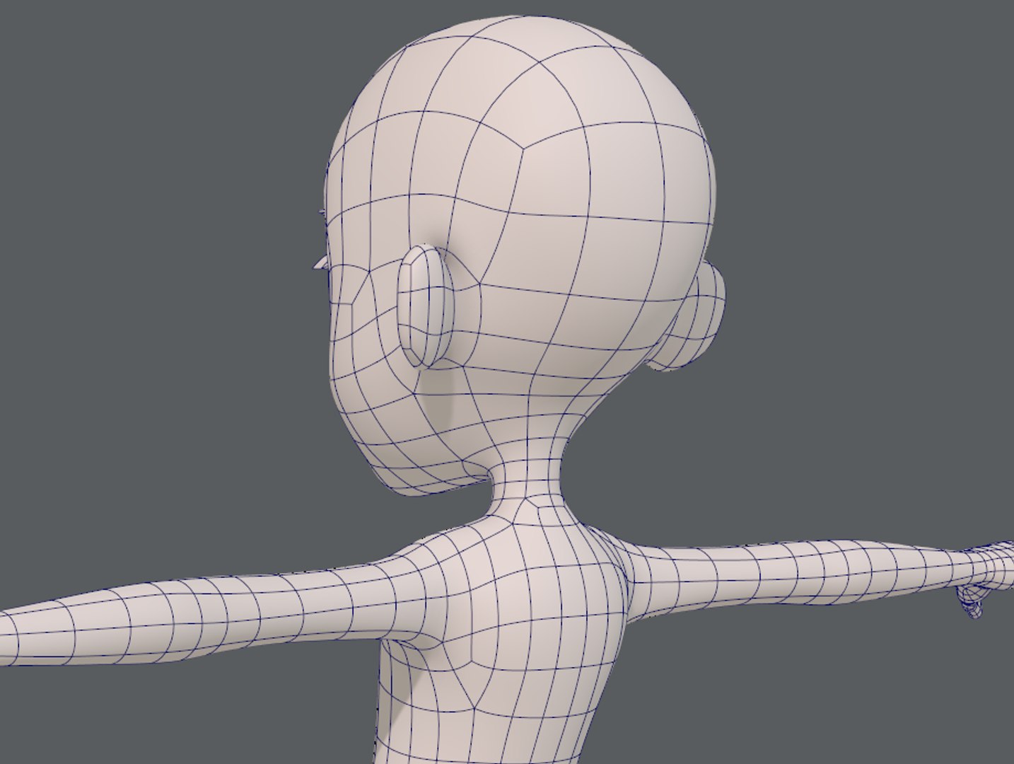 Base mesh girl characterv11 3D model - TurboSquid 1361156
