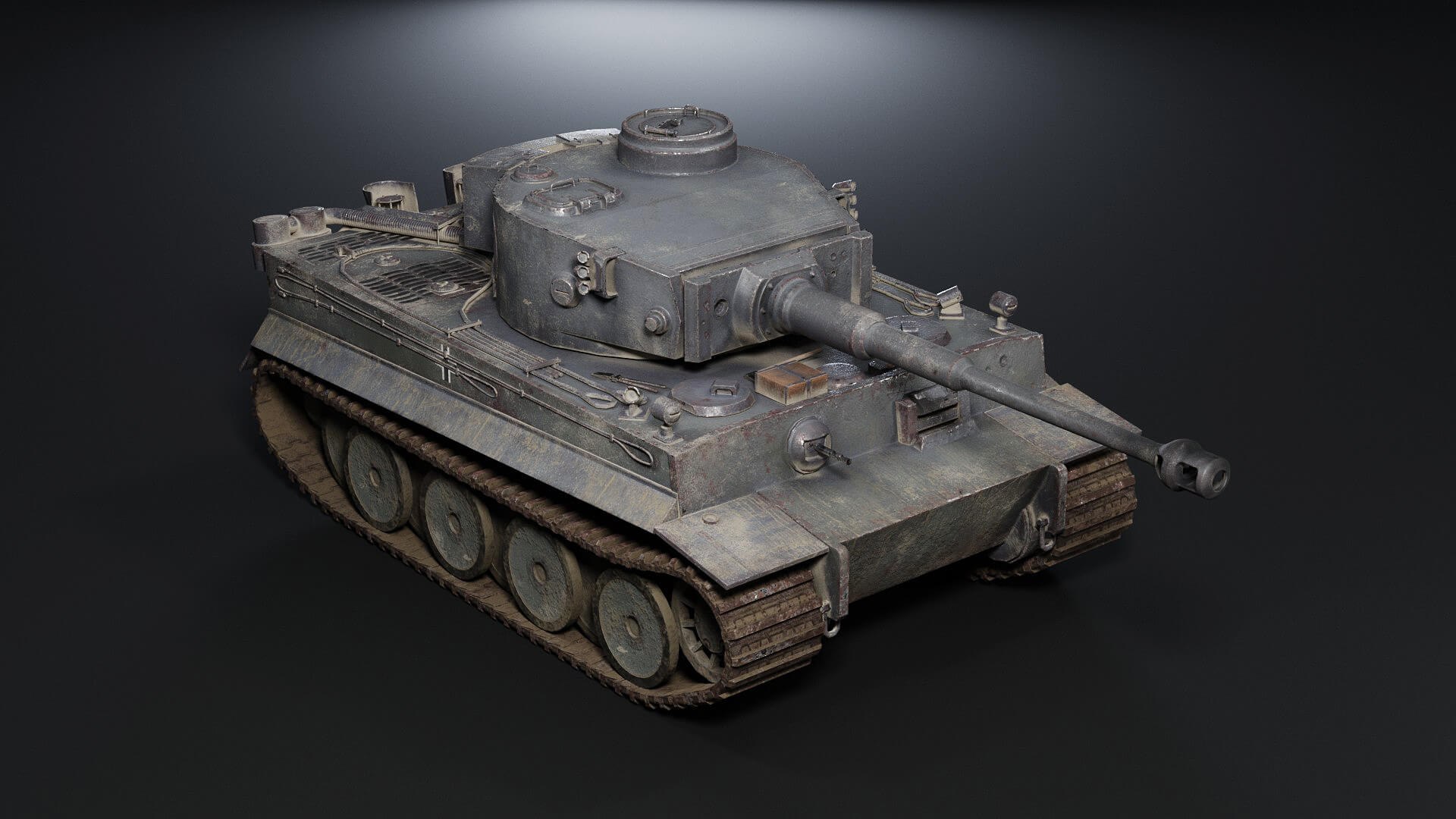 3D Tiger Tank Model - TurboSquid 2192690