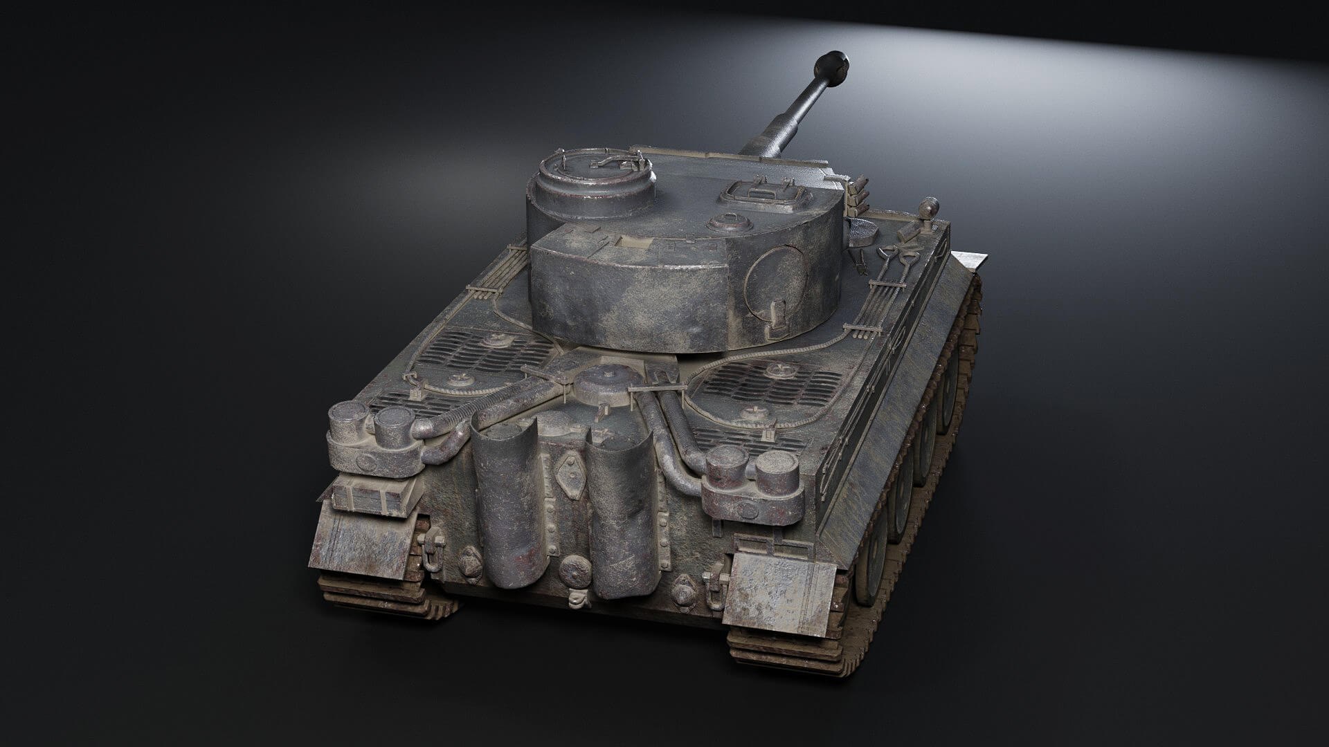 3D Tiger Tank Model - TurboSquid 2192690