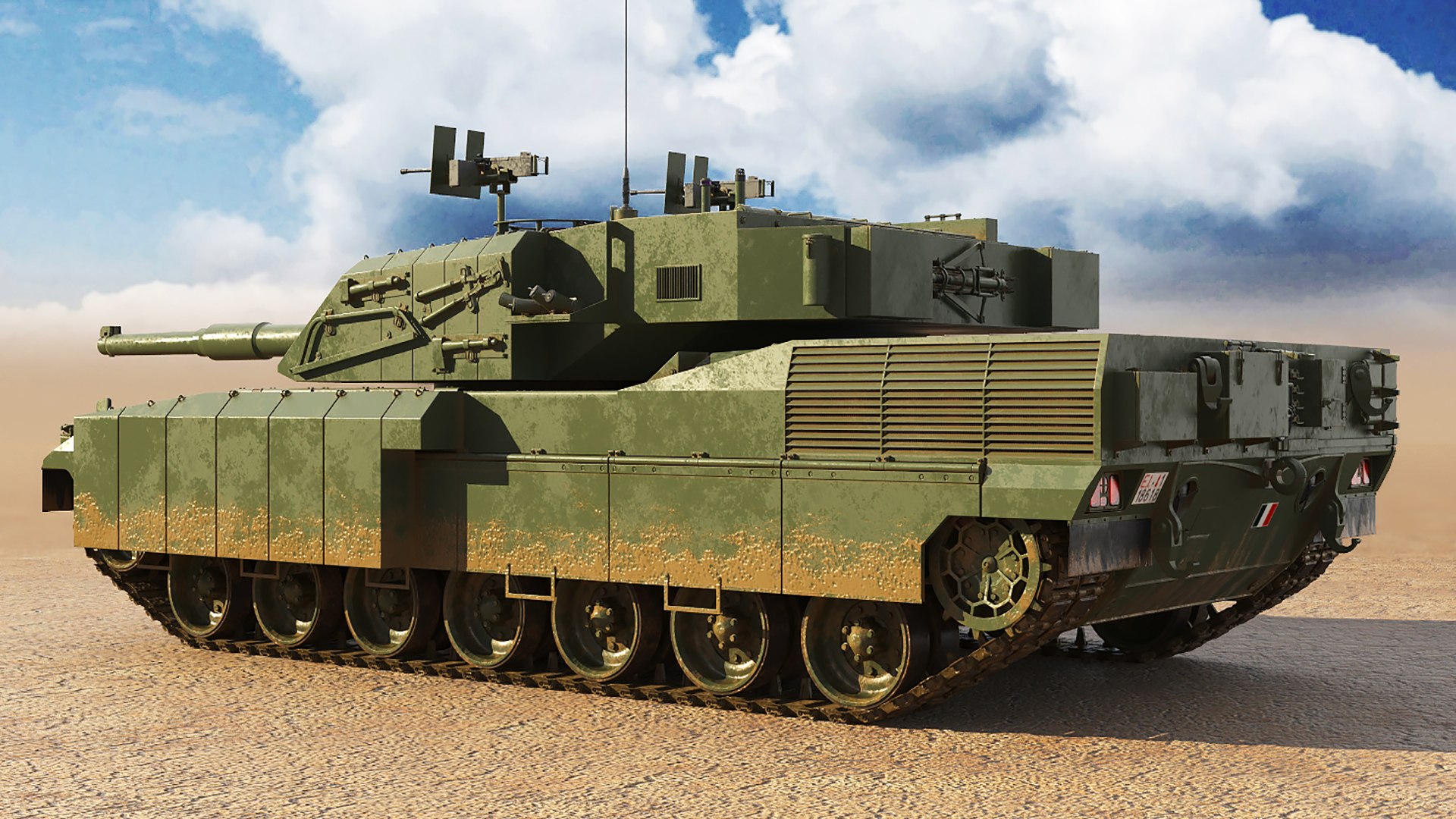 3D Ariete Main Battle Tank - TurboSquid 1338063