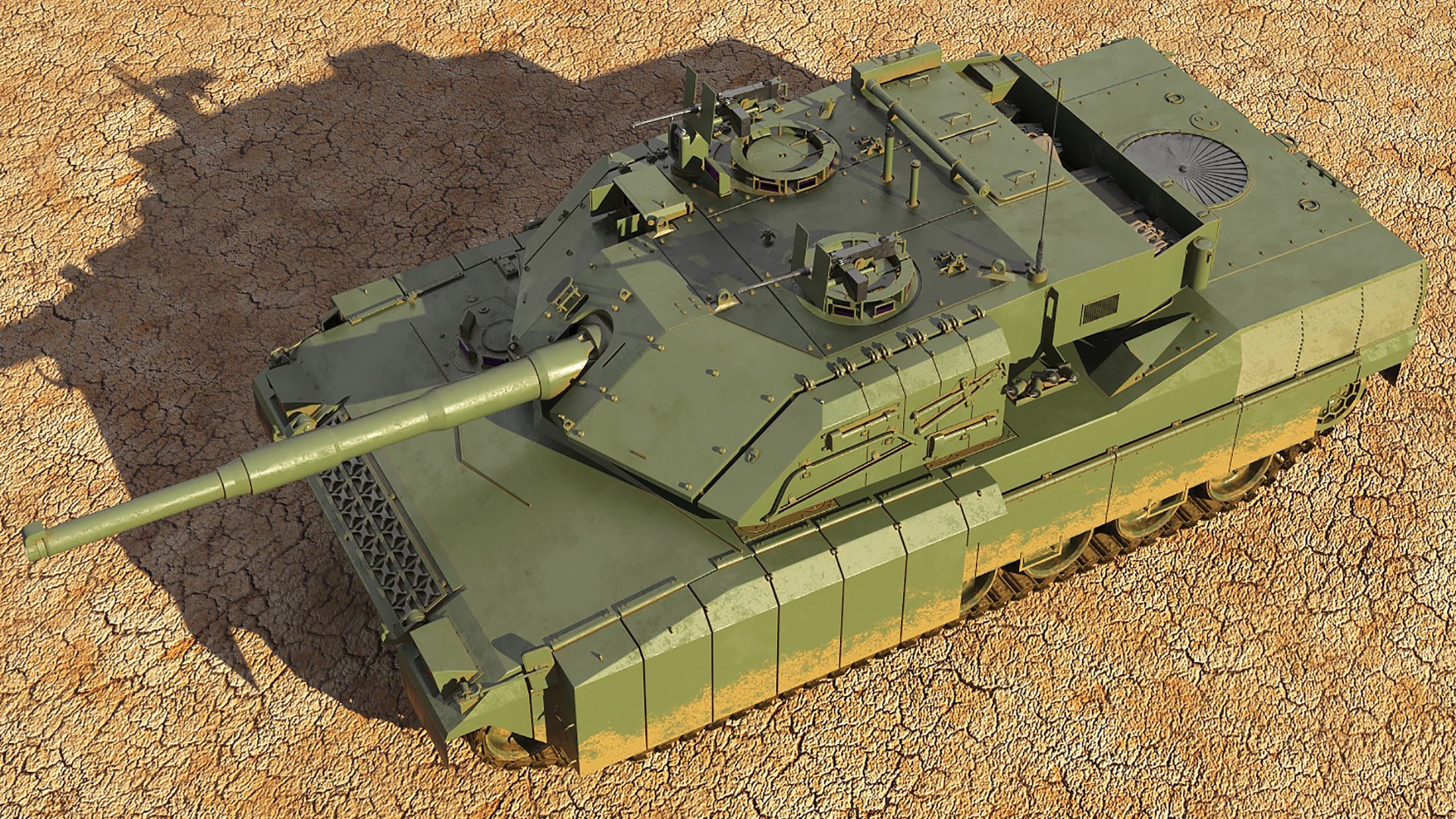 3D Ariete Main Battle Tank - TurboSquid 1338063