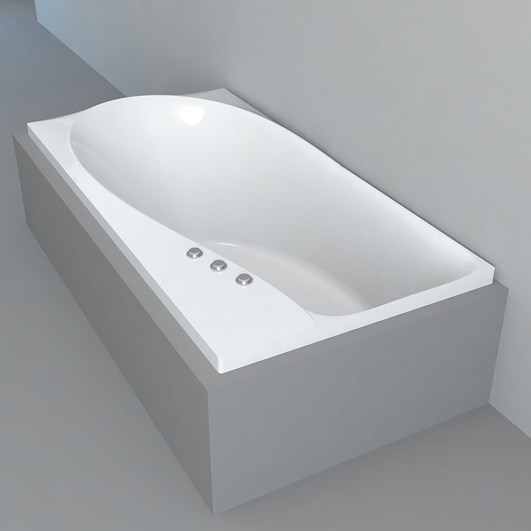 Bathtub 30 Model - TurboSquid 1950372