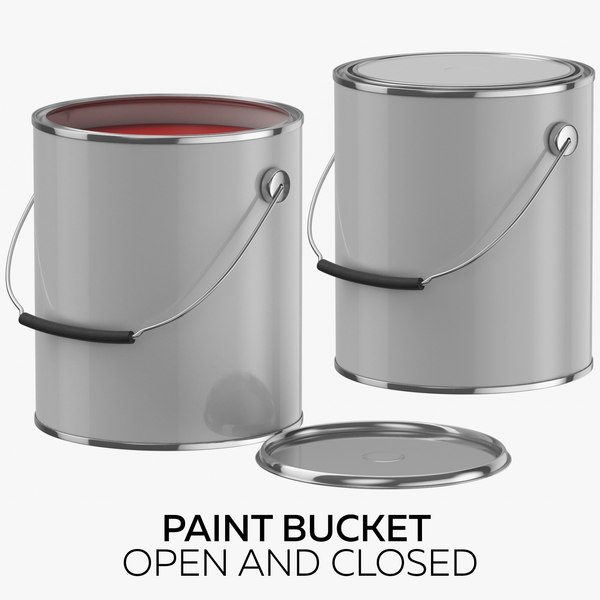 3D metal bucket model - TurboSquid 1354320