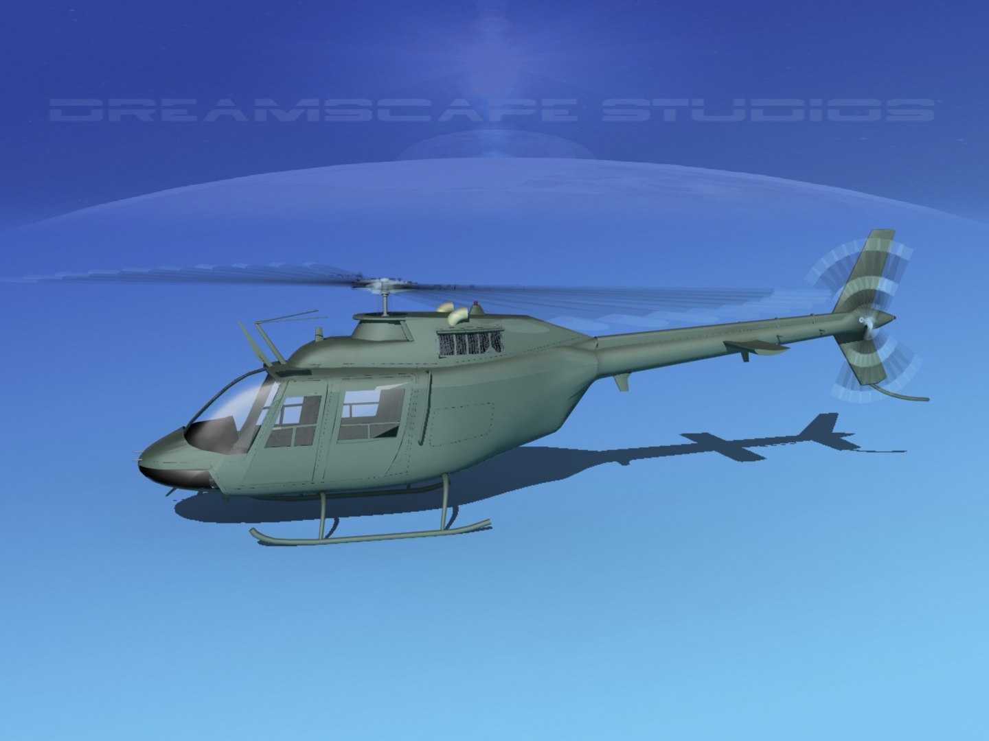 3D Rotor Oh-58 Bell 206 - TurboSquid 1219465