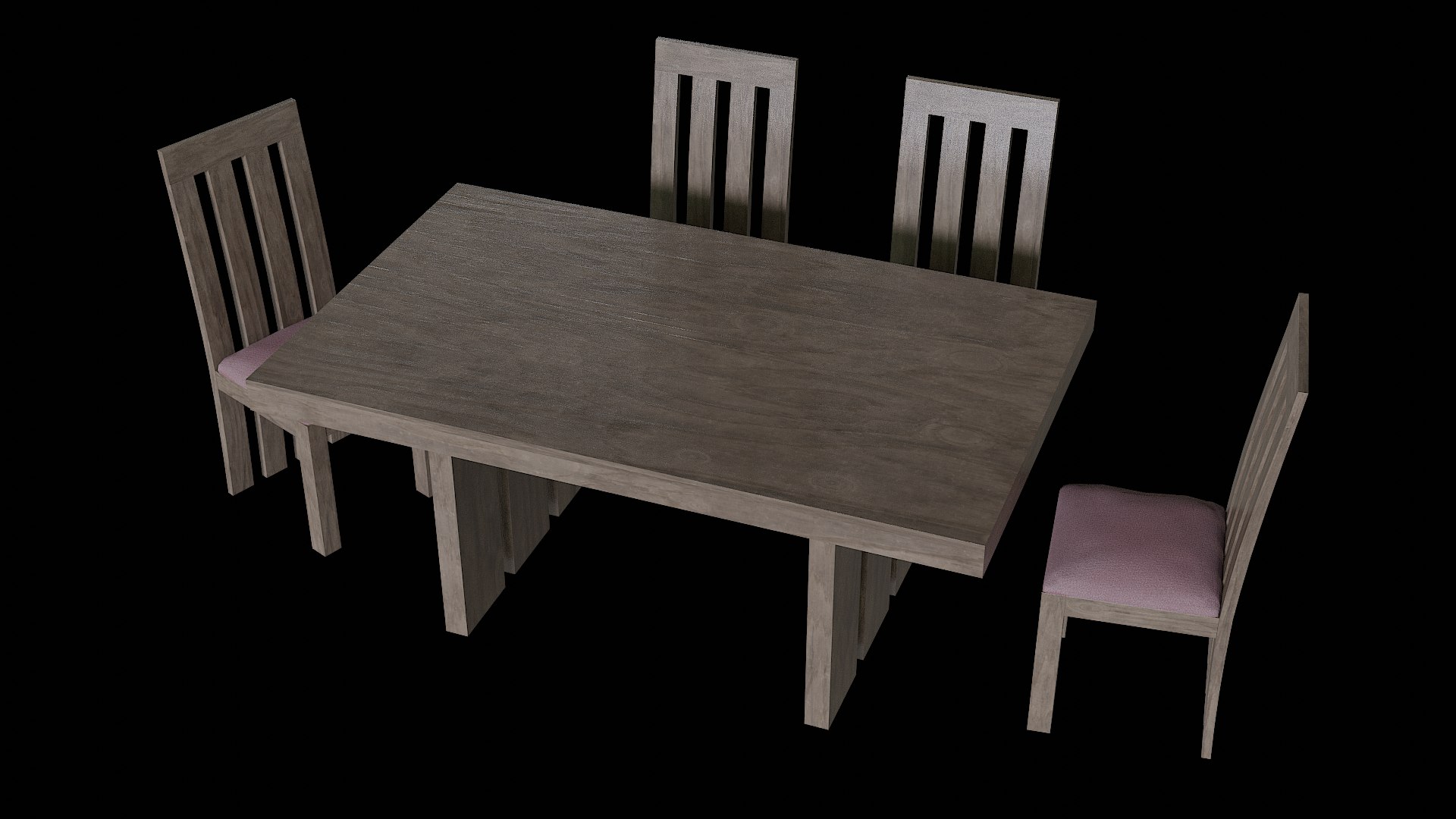 3D Table Set Model - TurboSquid 1541545