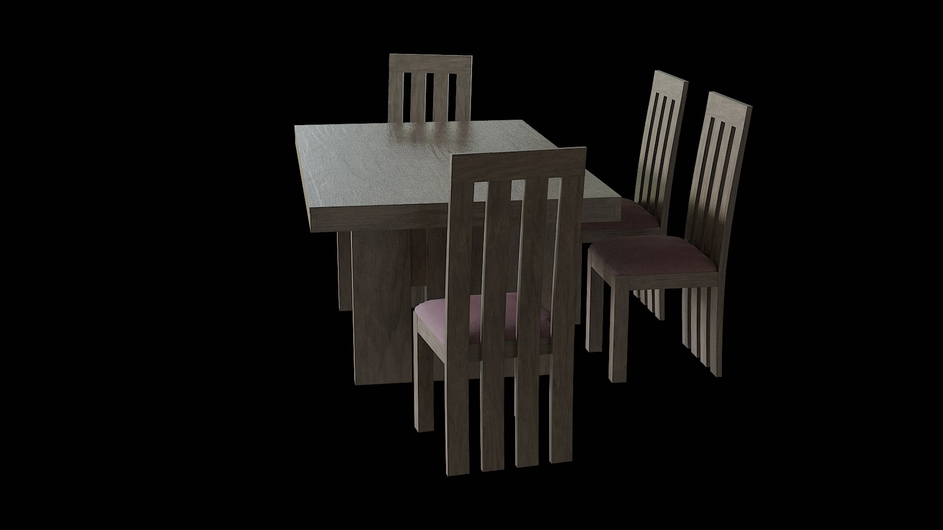 3D table set model - TurboSquid 1541545