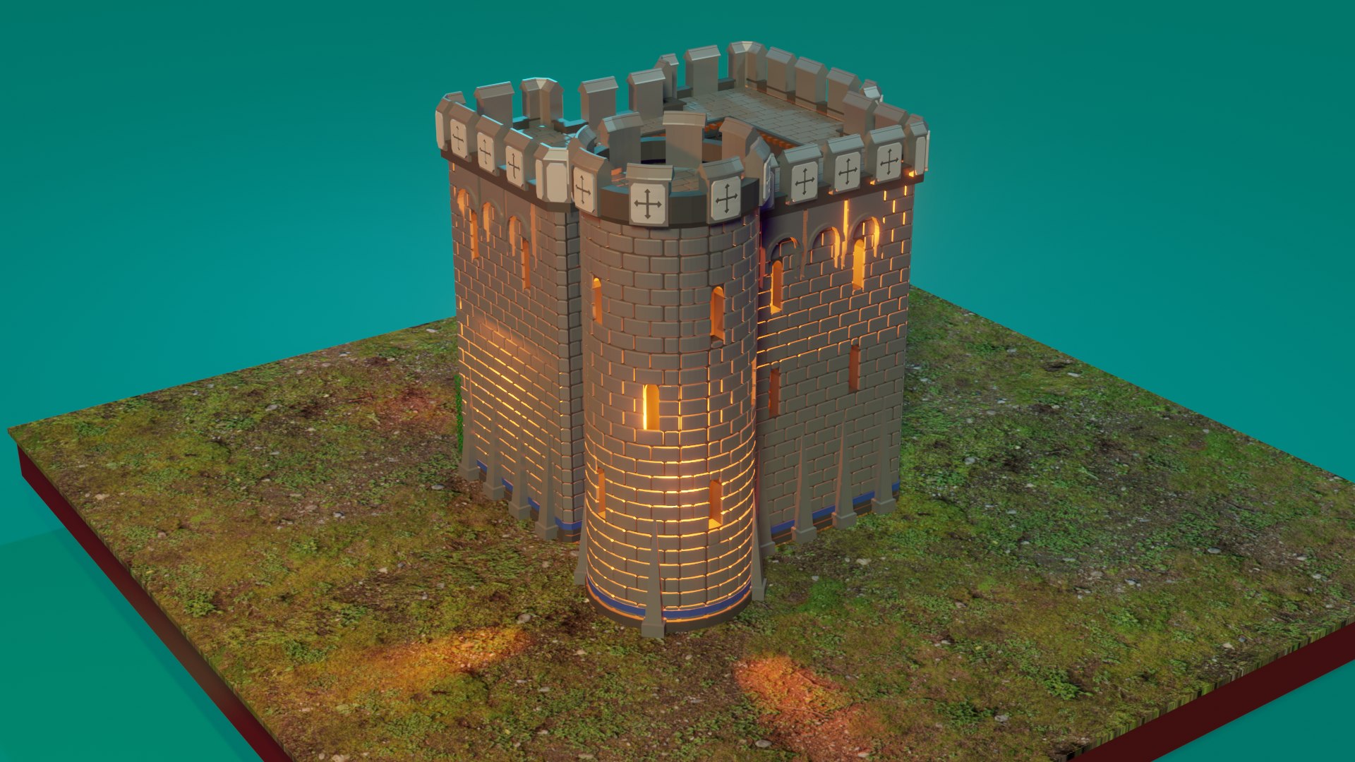 3D castle - TurboSquid 1656362