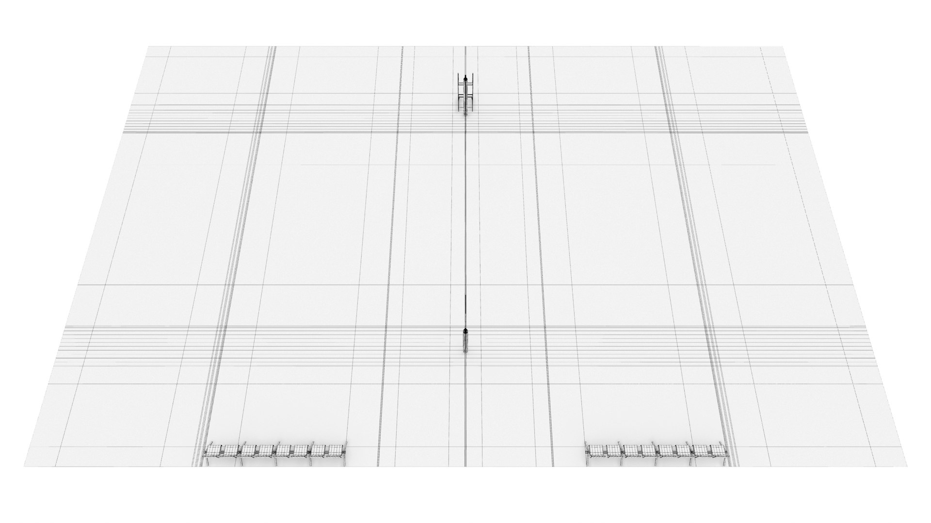 3D Volleyball Field 01 Model - TurboSquid 2223007