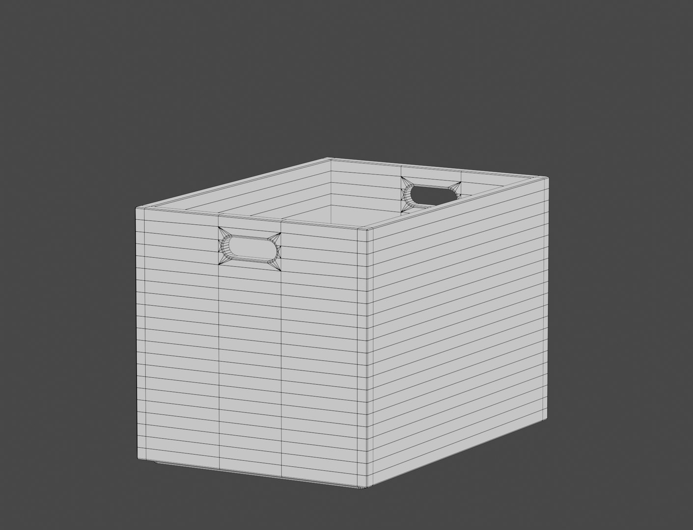 Low-Poly Wood Box 3D Model - TurboSquid 2321025