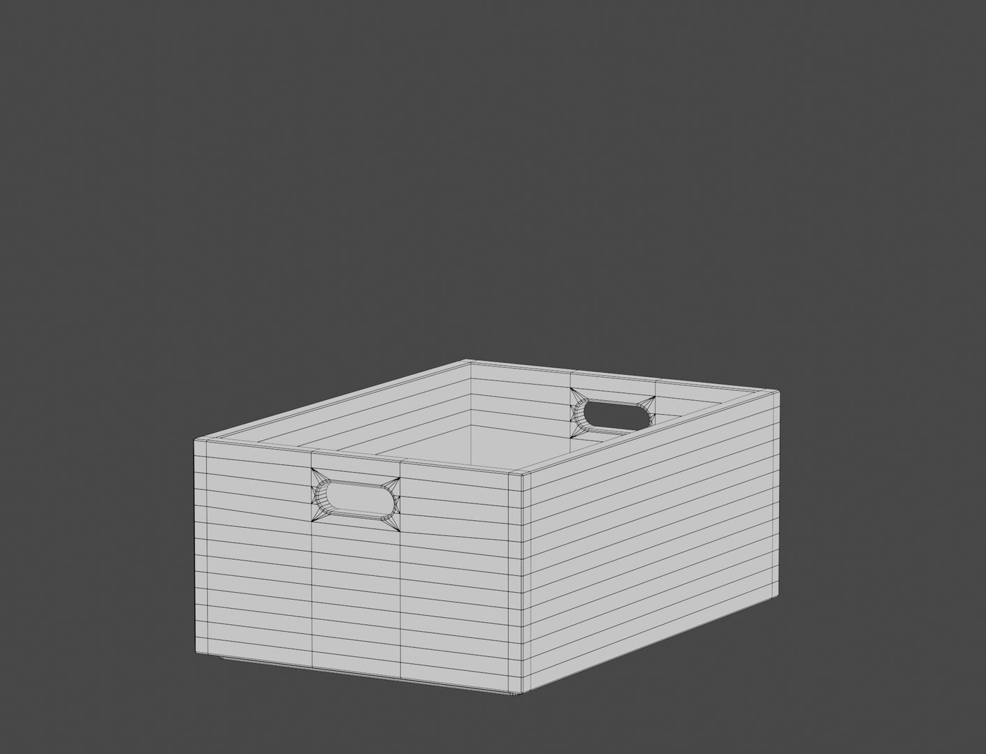 Low-Poly Wood Box 3D Model - TurboSquid 2321025