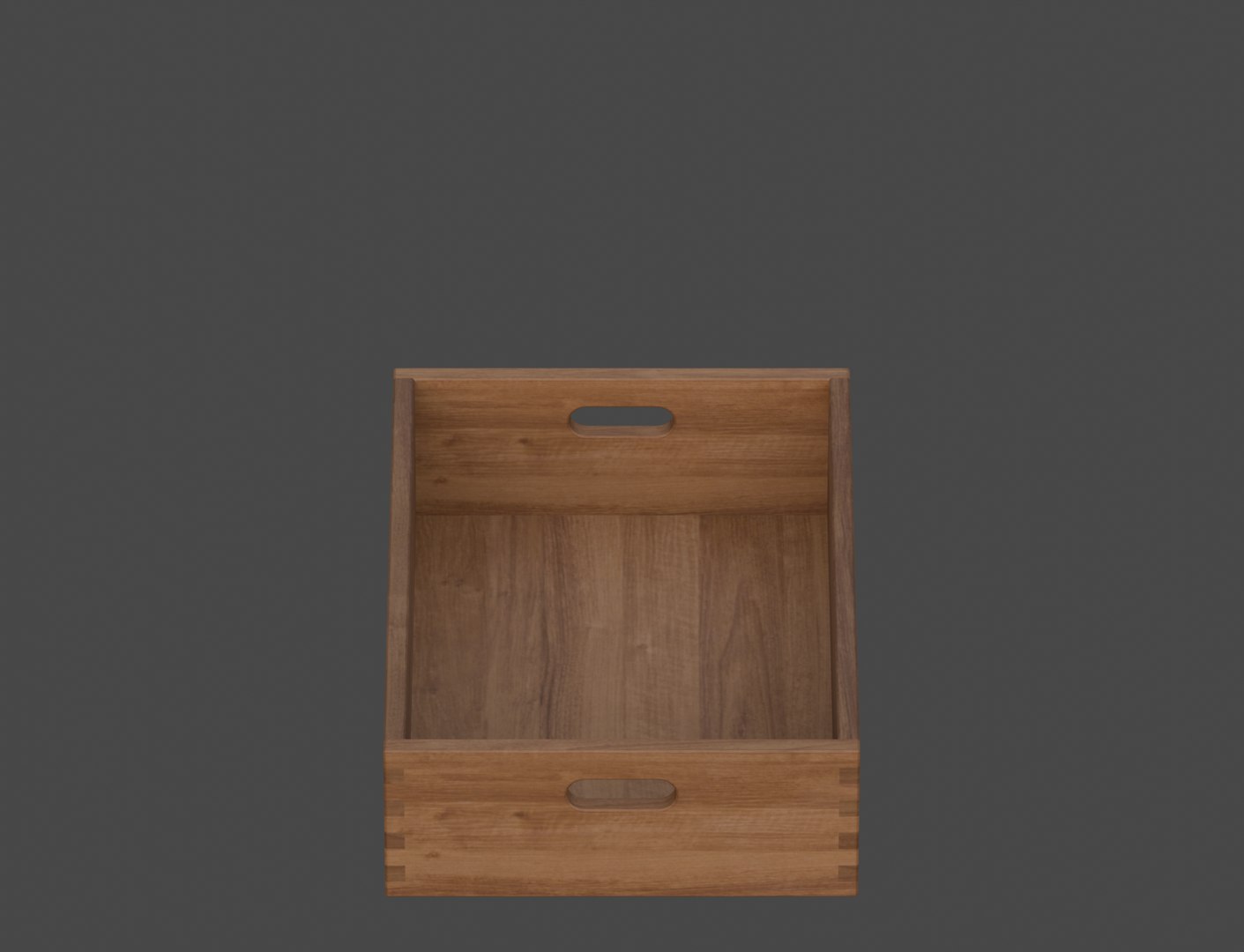 Low-Poly Wood Box 3D Model - TurboSquid 2321025