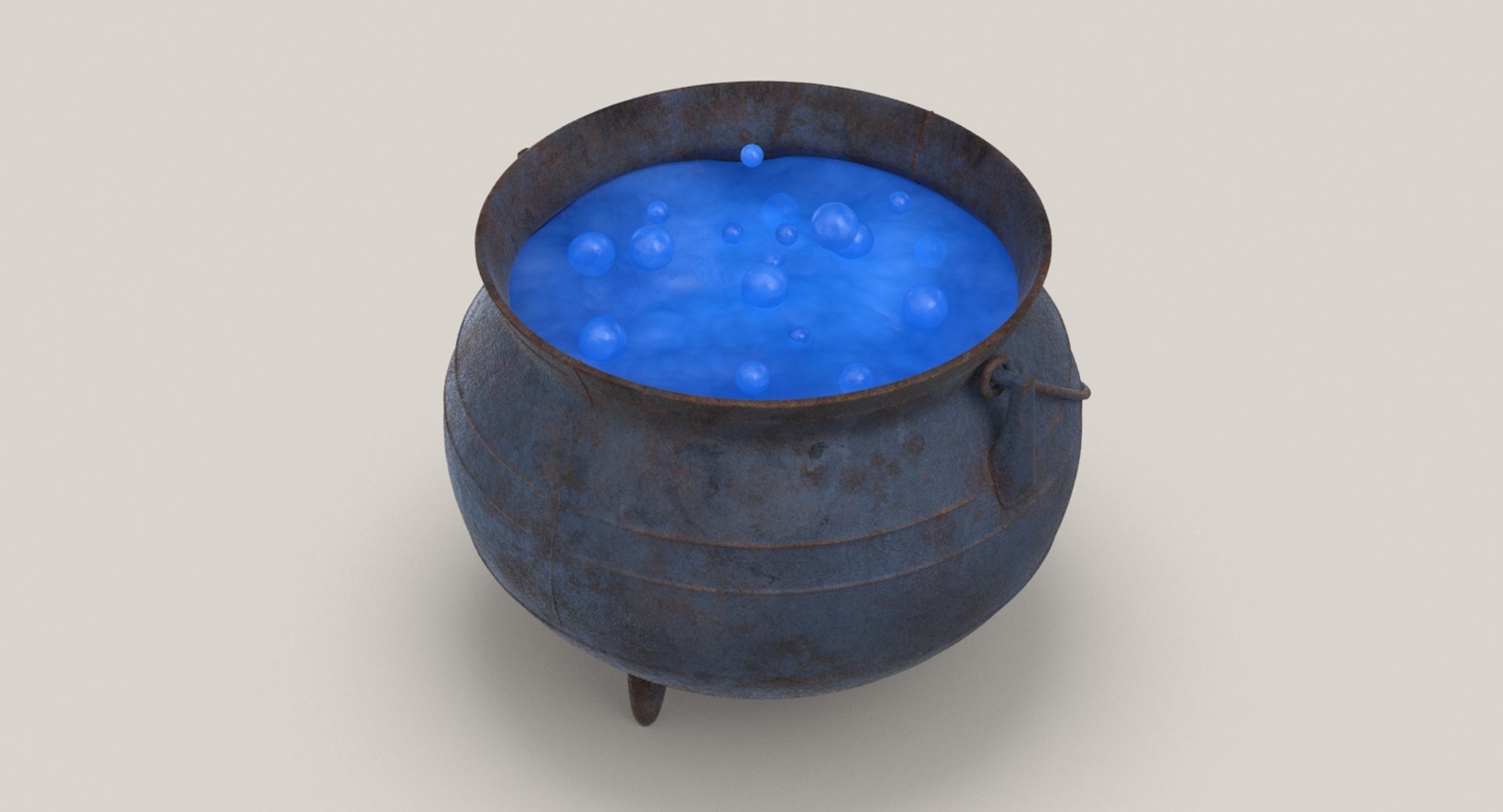 Witch-cauldron---blue 3D Model - TurboSquid 1155454
