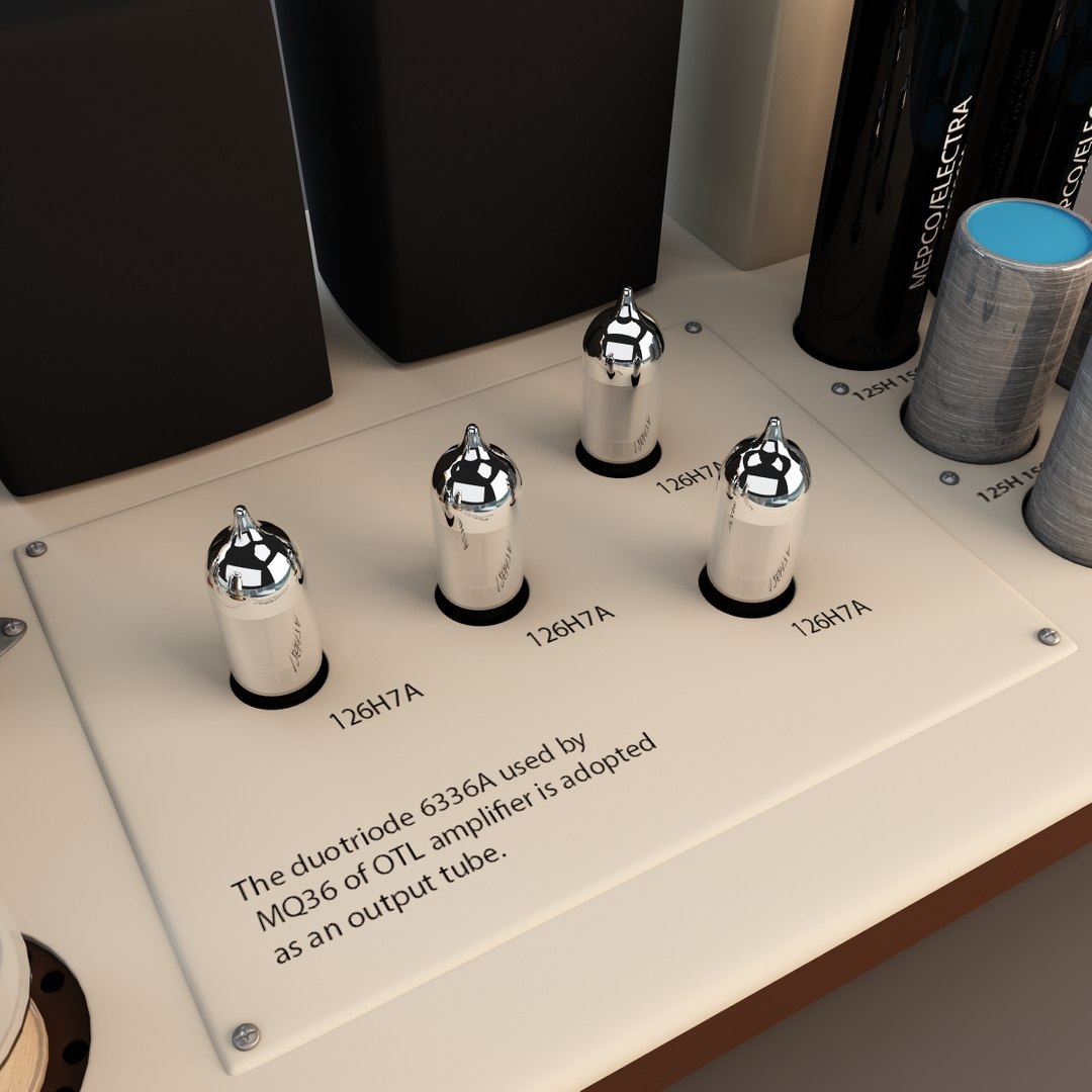 Luxman Mq-80 Amplifier 3d Model