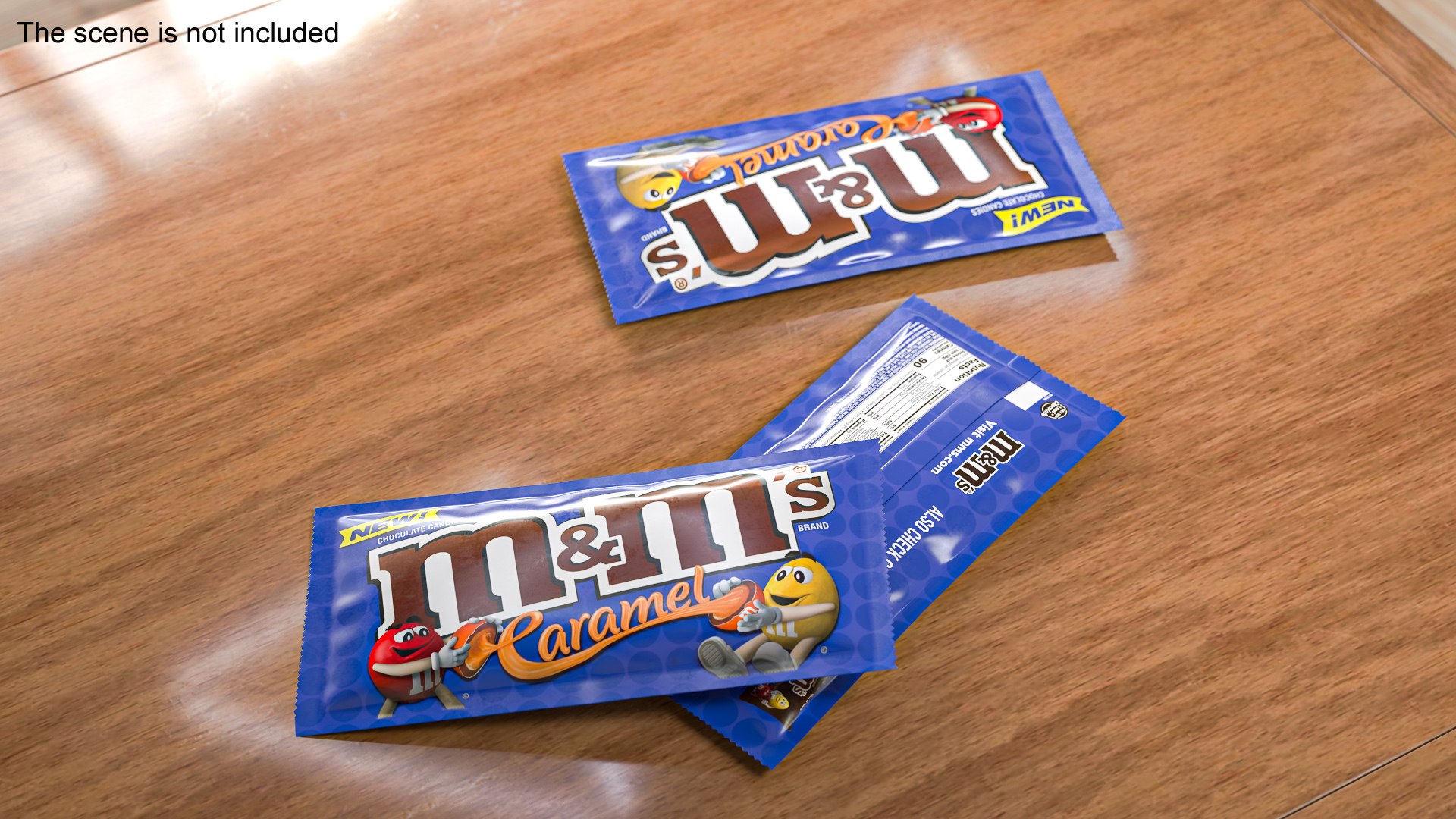 Caramel M And Ms Candy Package 3D Model - TurboSquid 2286819