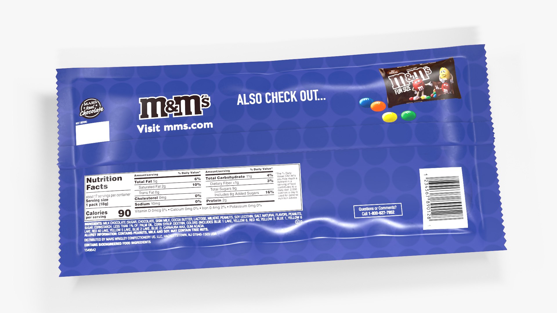 Caramel M And Ms Candy Package 3D Model - TurboSquid 2286819