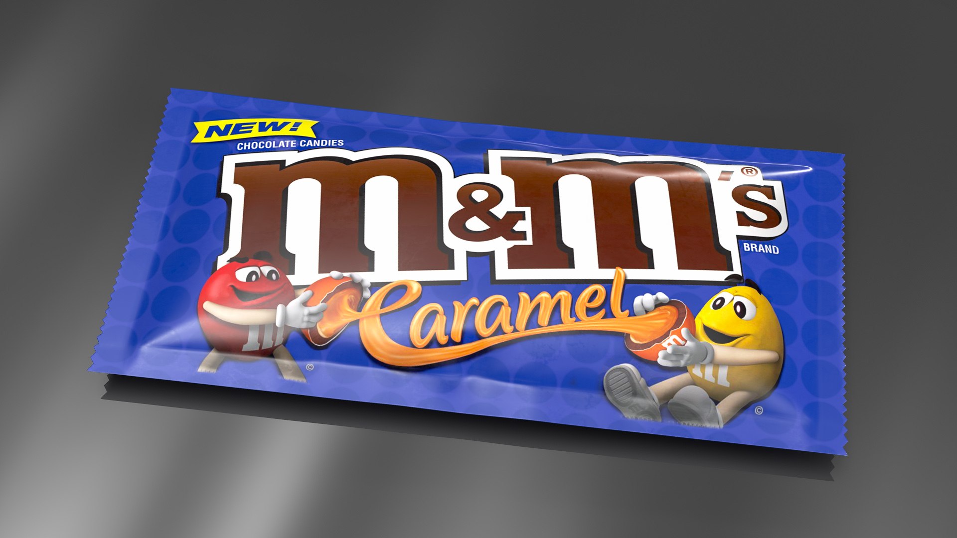 Caramel M And Ms Candy Package 3D Model - TurboSquid 2286819