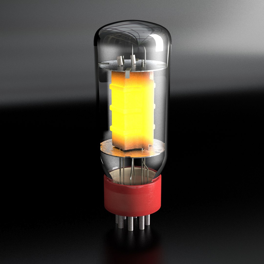 vacuum tube 3d c4d