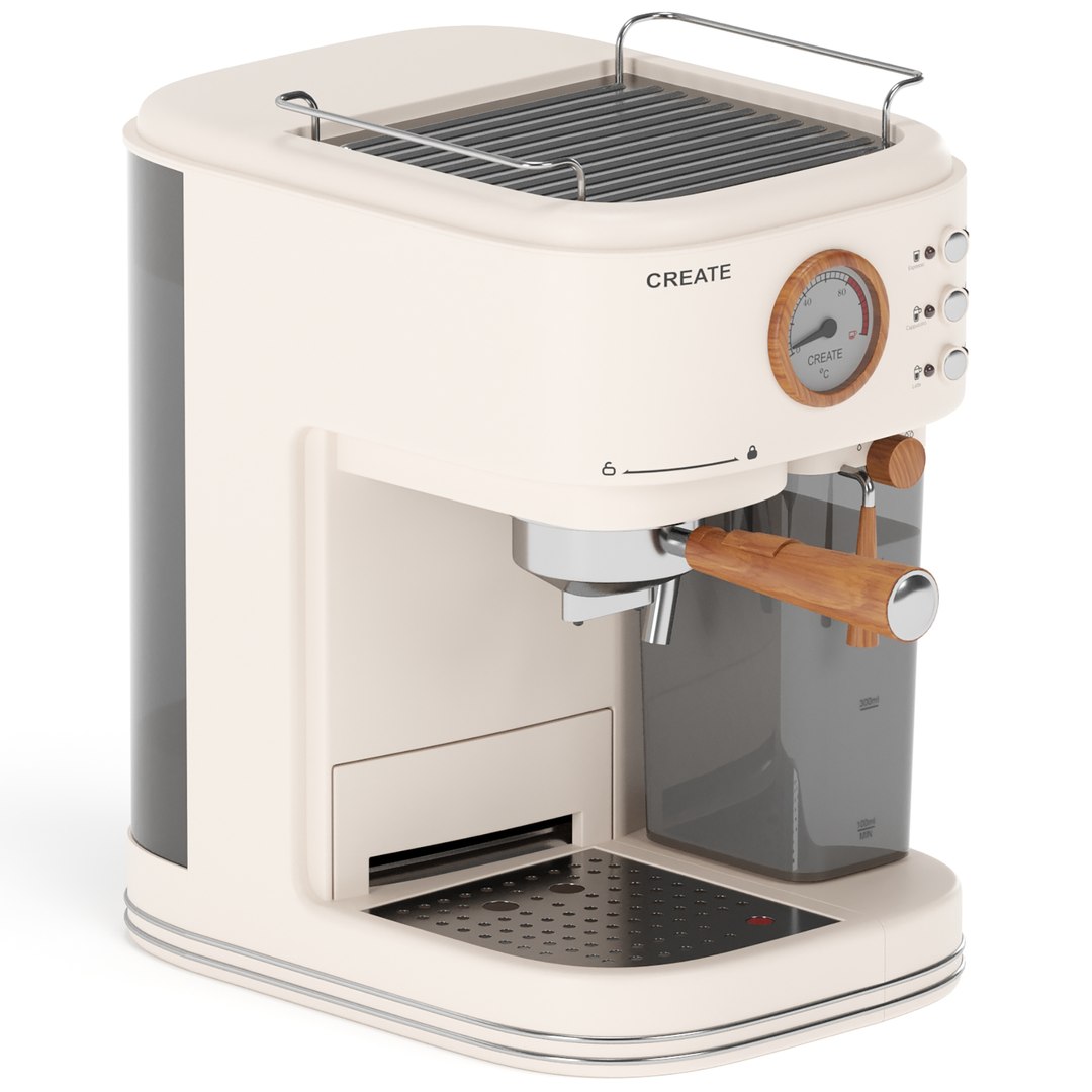 CREATE Espresso Coffee Machine 3D - TurboSquid 2060740