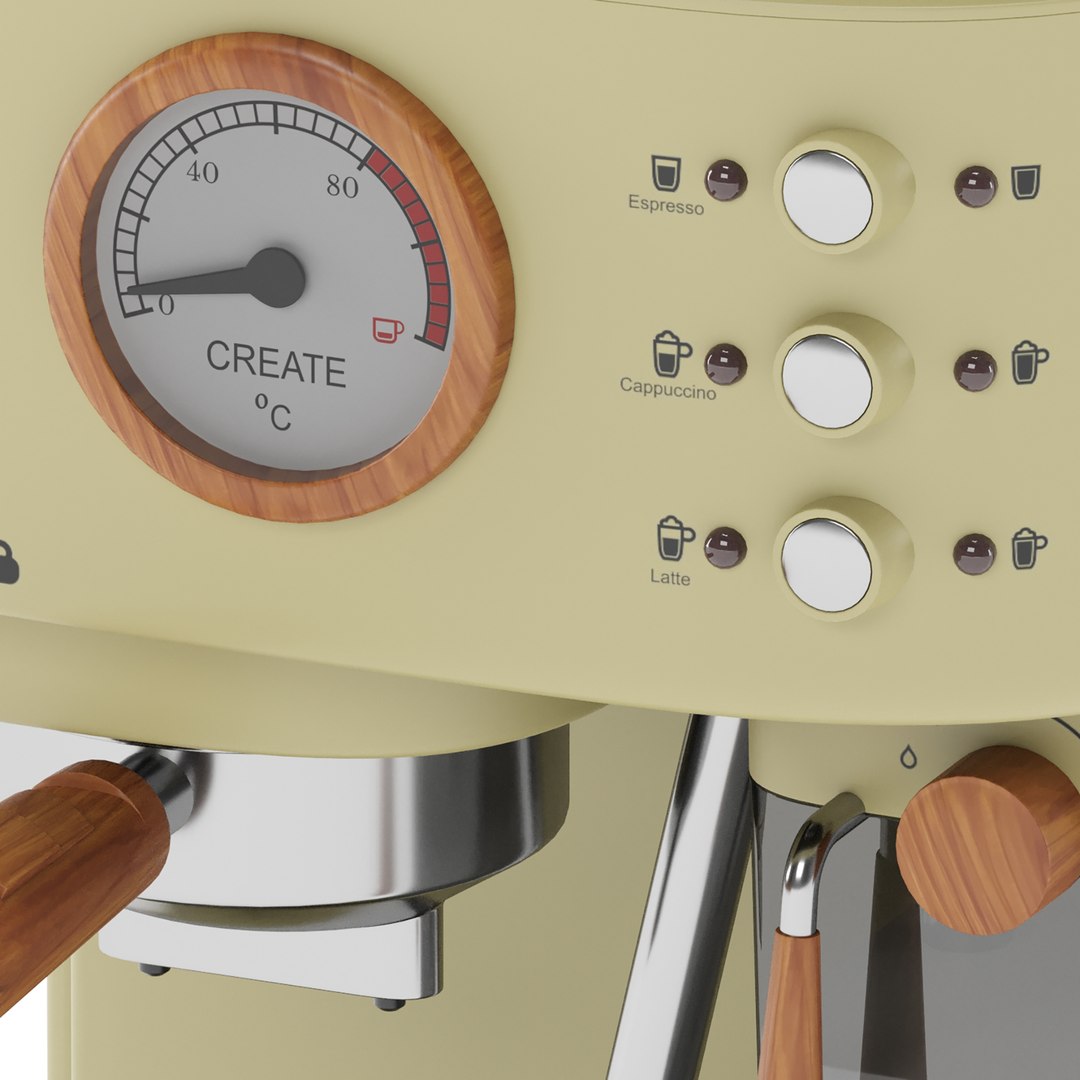 CREATE Espresso Coffee Machine 3D - TurboSquid 2060740
