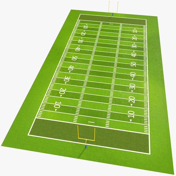 3D модель Football Field 02 - TurboSquid 2058369