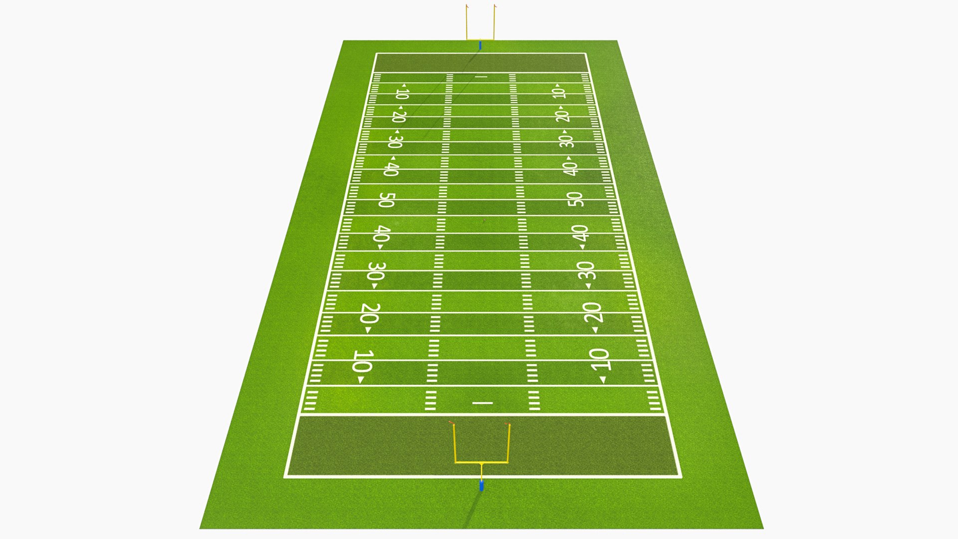 3D Football Field 02 - TurboSquid 2058369