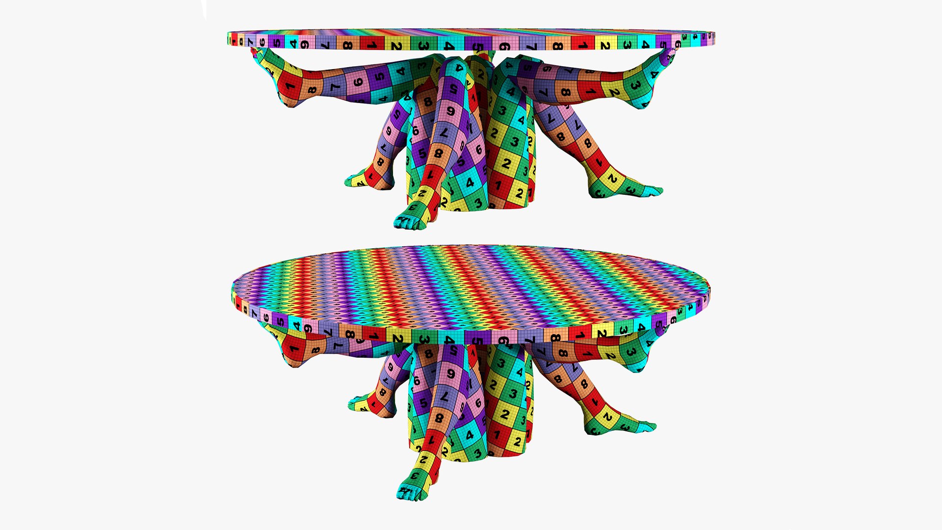 Kelly Wearstler Superluxe Isadora Table Model - TurboSquid 2038300