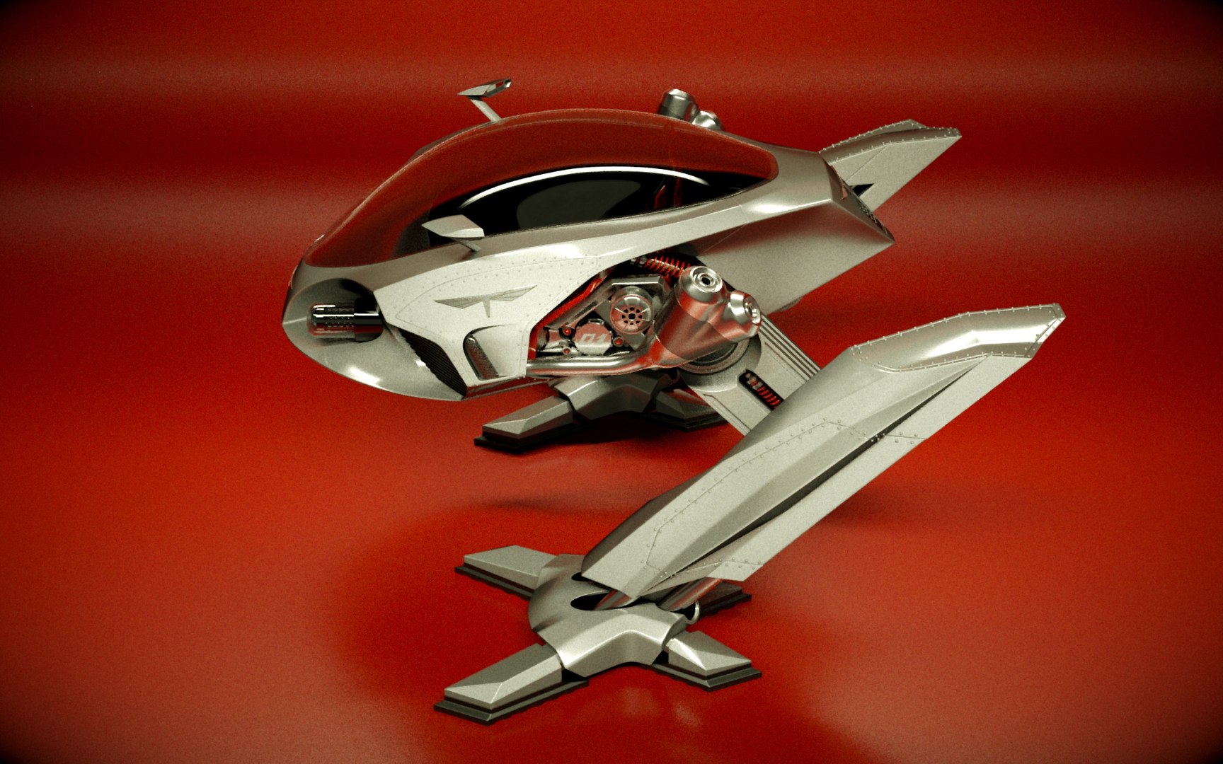 T Robot Rigged 3d Max