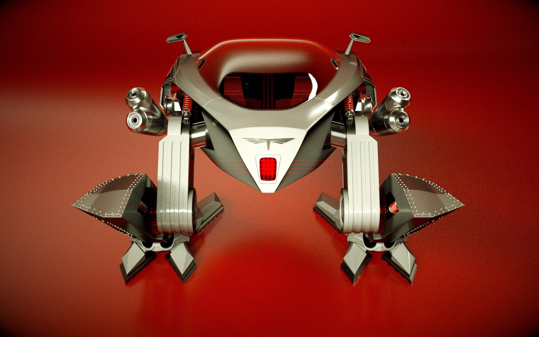 T Robot Rigged 3d Max