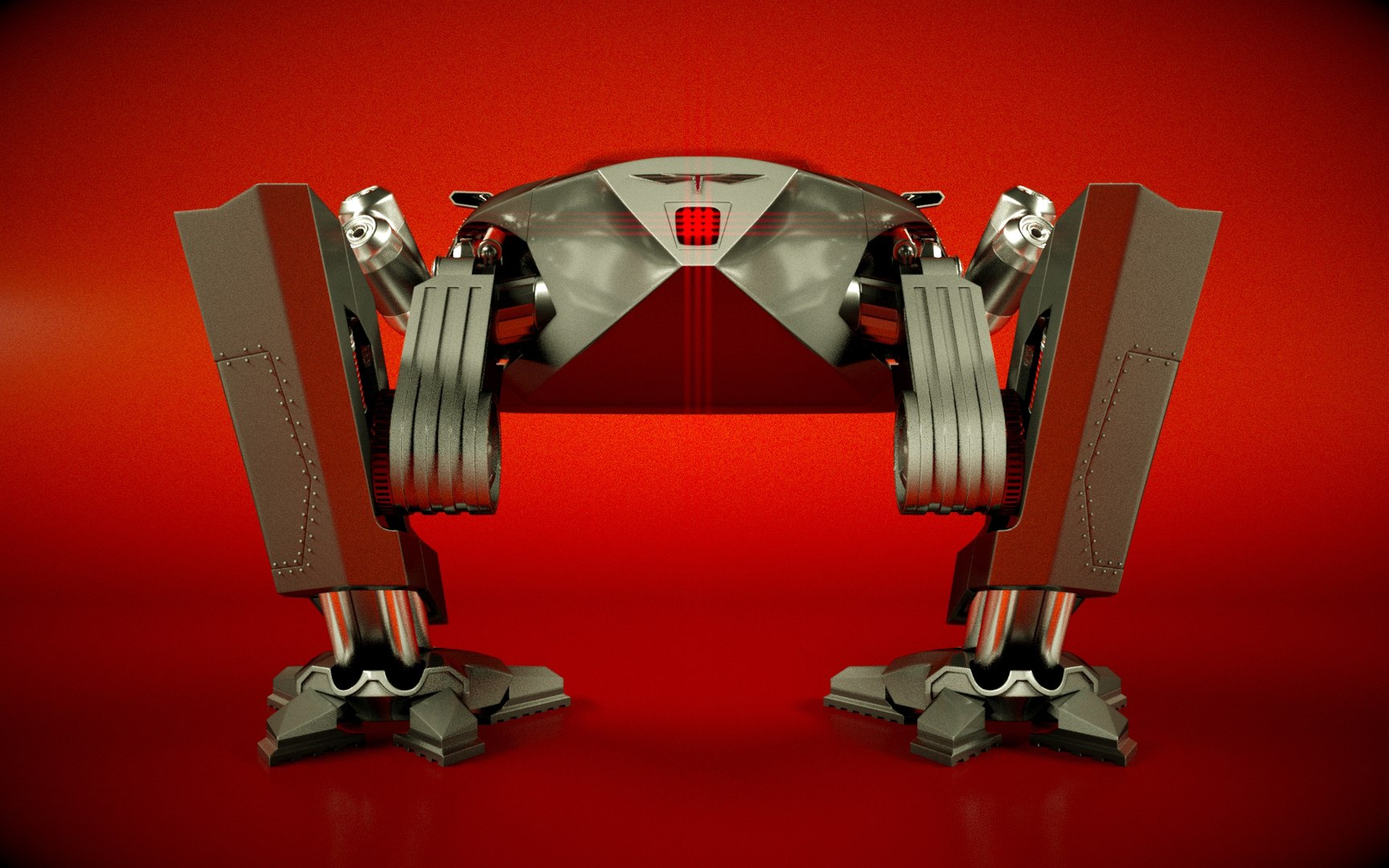 T Robot Rigged 3d Max