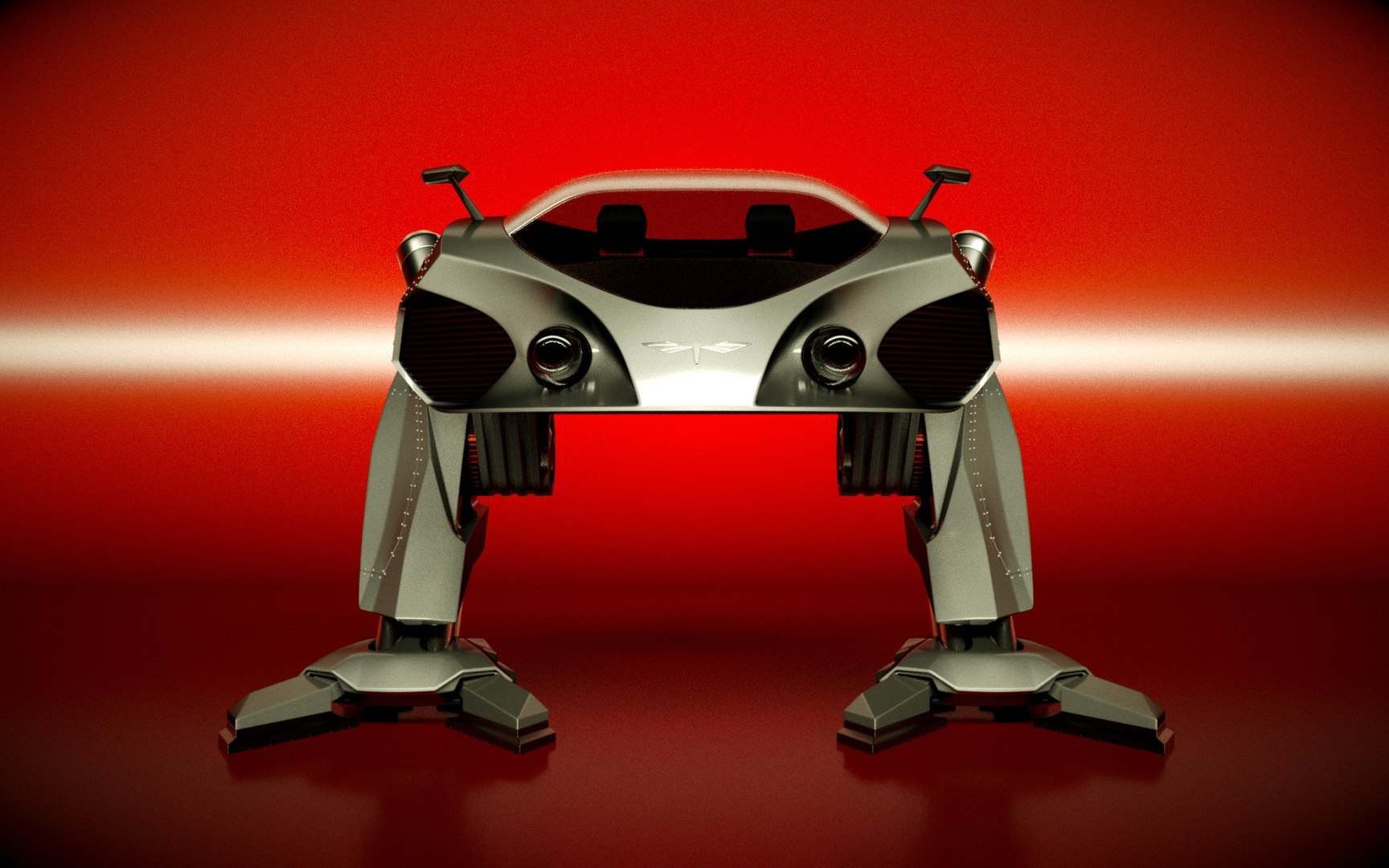 T Robot Rigged 3d Max