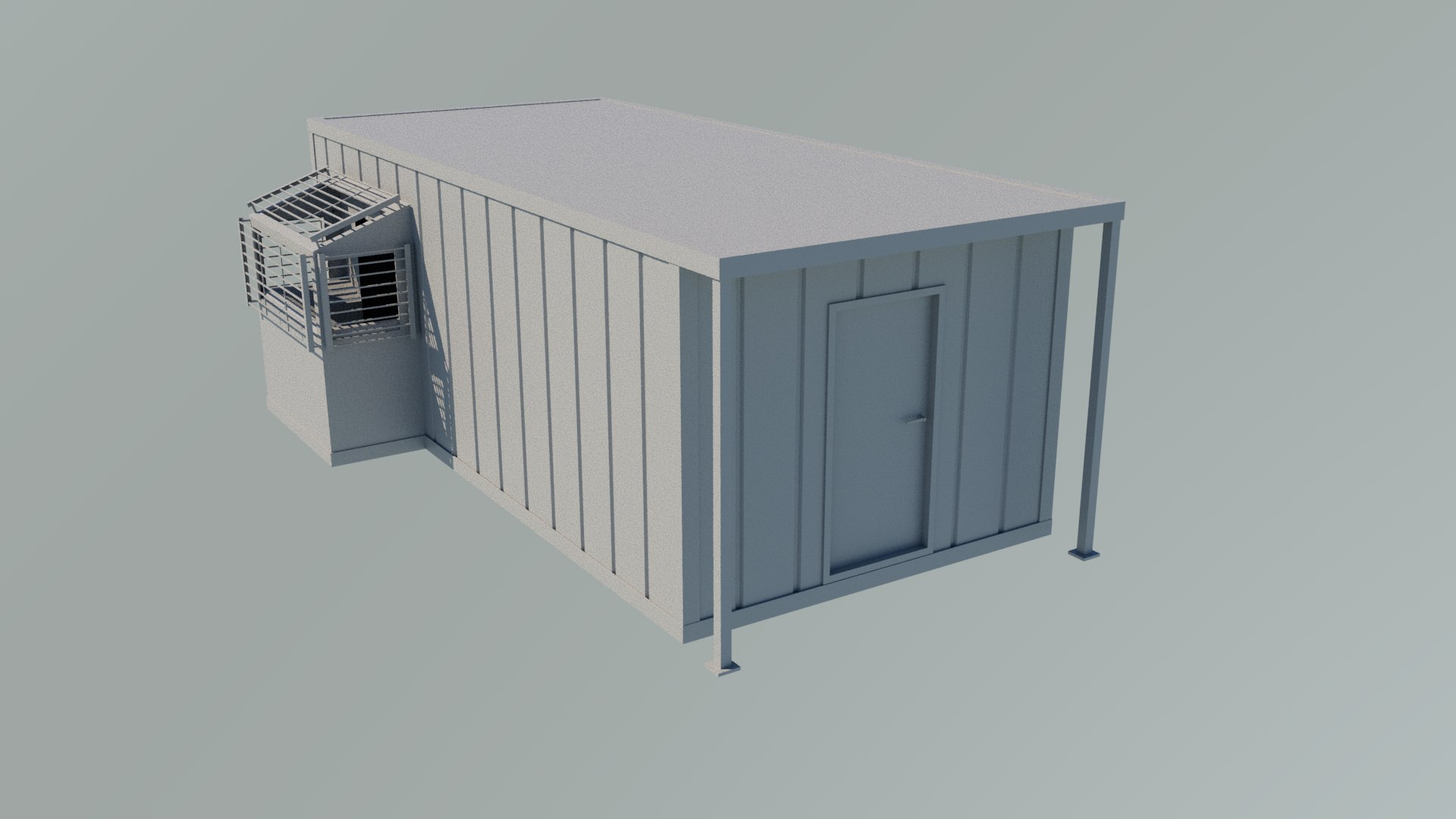 Free 3D Model Mud Logging Cabin - TurboSquid 2140910
