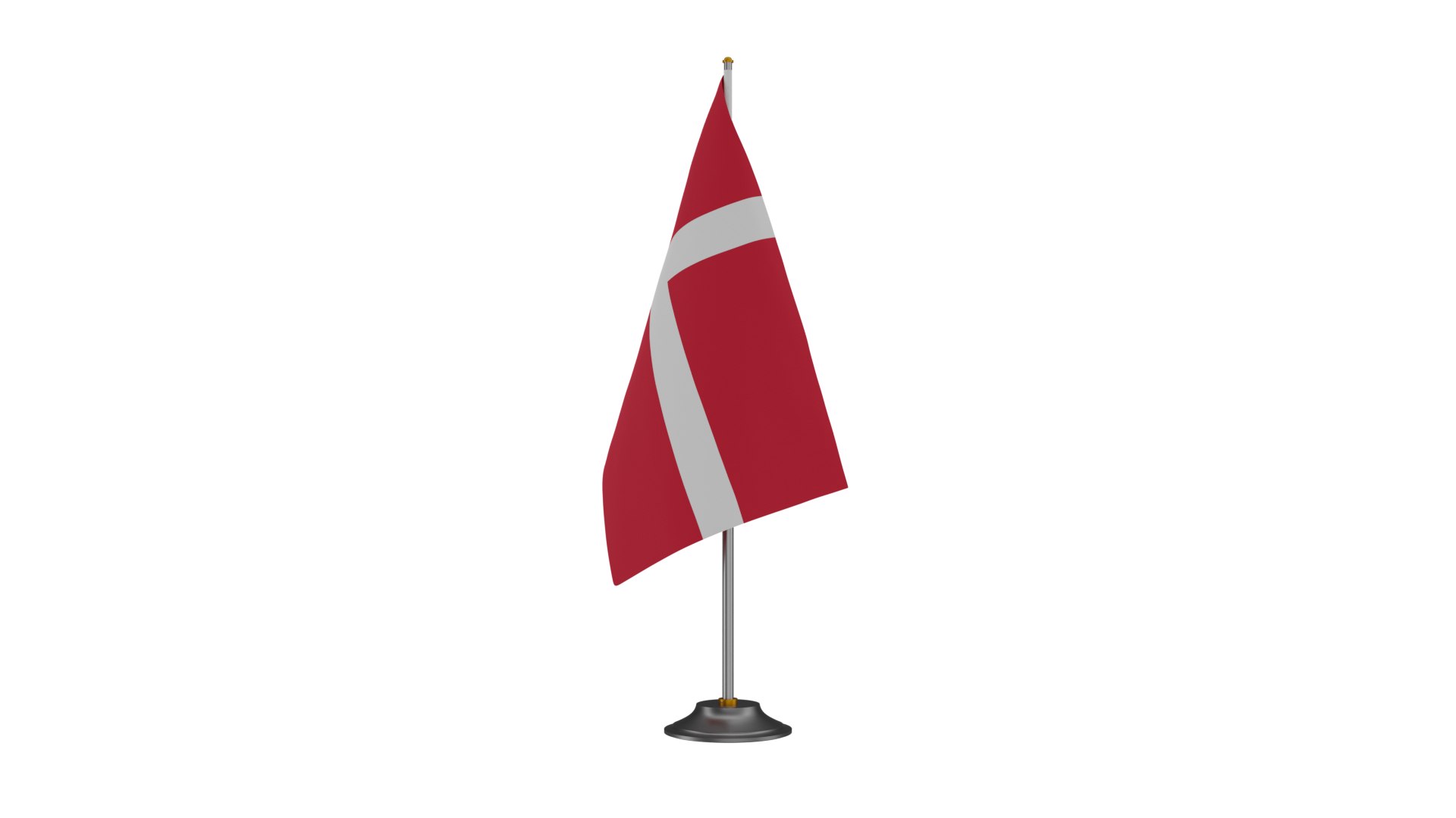 3D Table Flag Denmark - TurboSquid 2205223