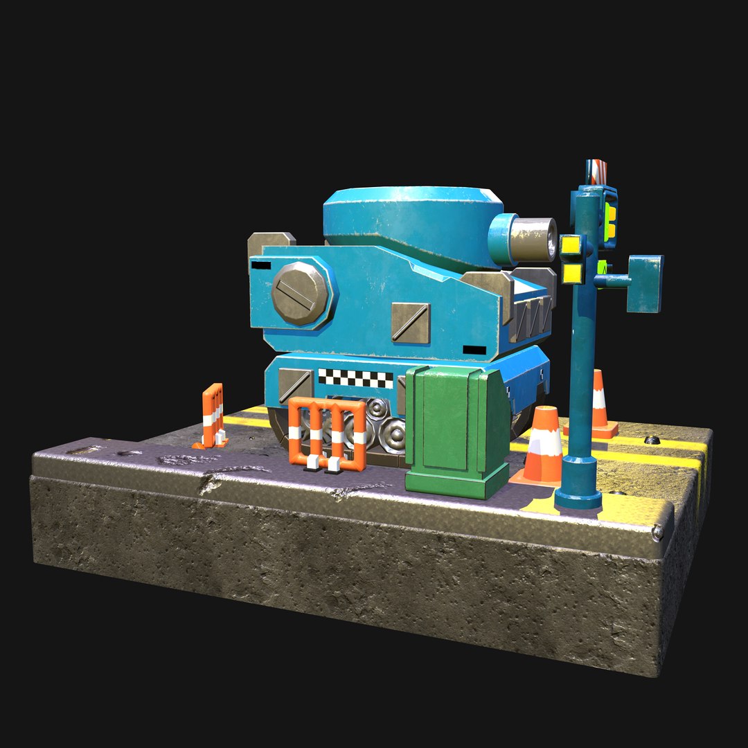 Box Tank 3D Model - TurboSquid 2173265
