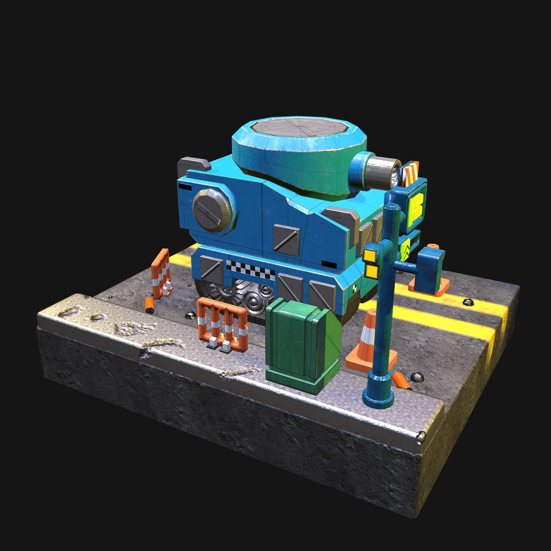 Box Tank 3D Model - TurboSquid 2173265